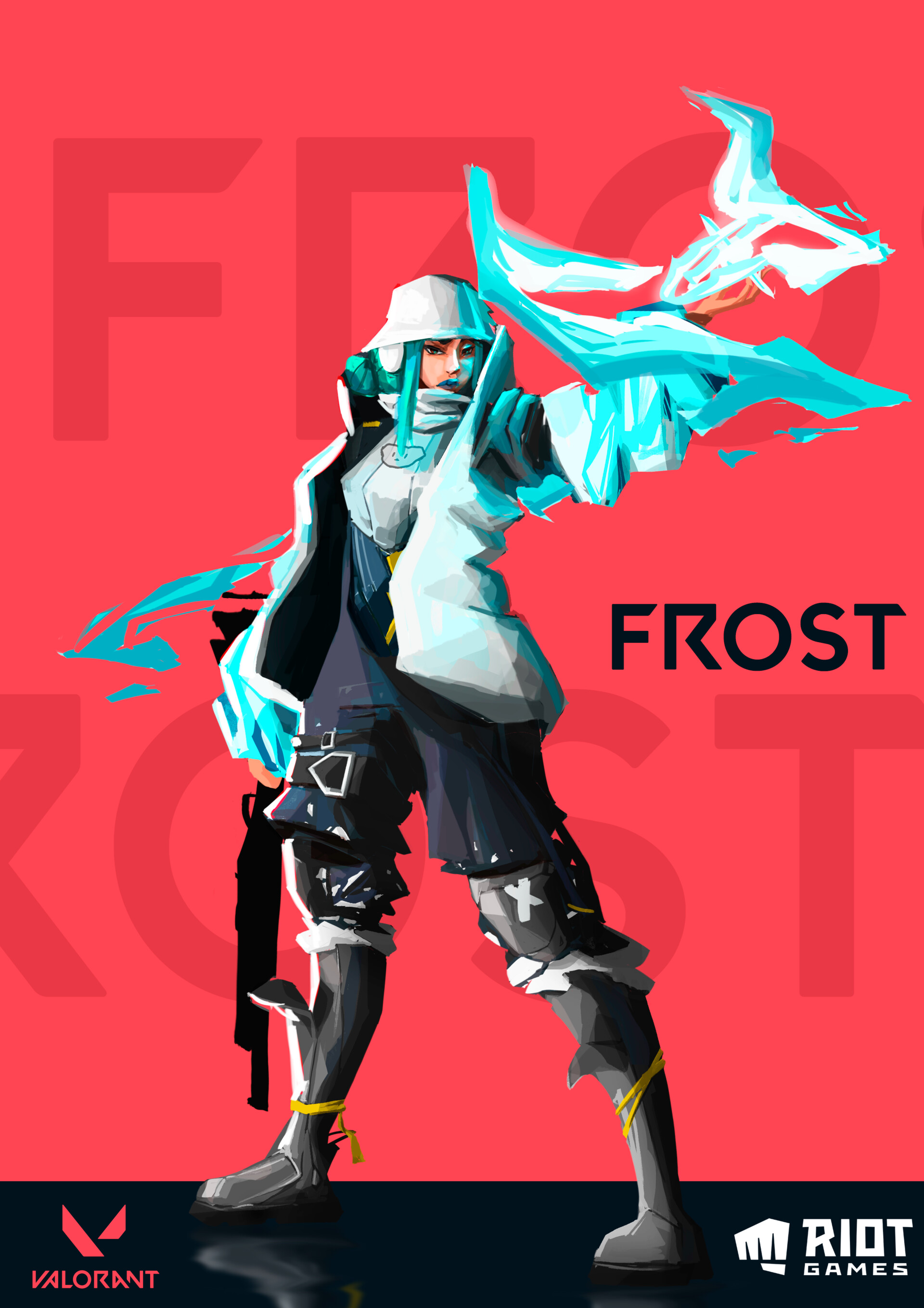 ArtStation - "FROST" Agent Concept || Valorant fan project