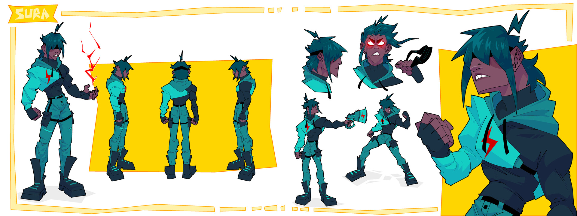 ArtStation - Character Sheets: Sura, Nanxing, Nova