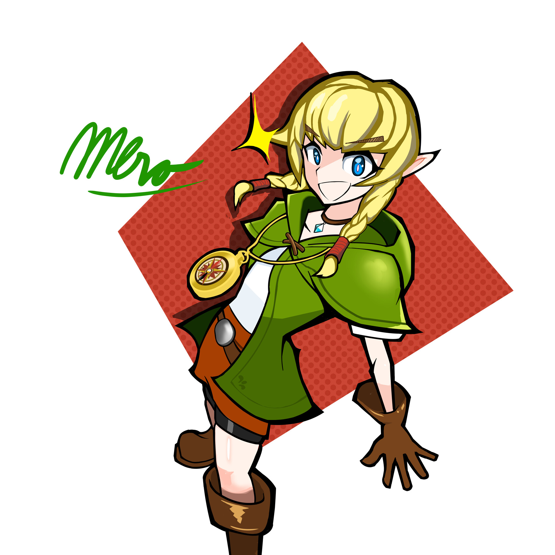 ArtStation - Linkle (Hyrule Warriors)