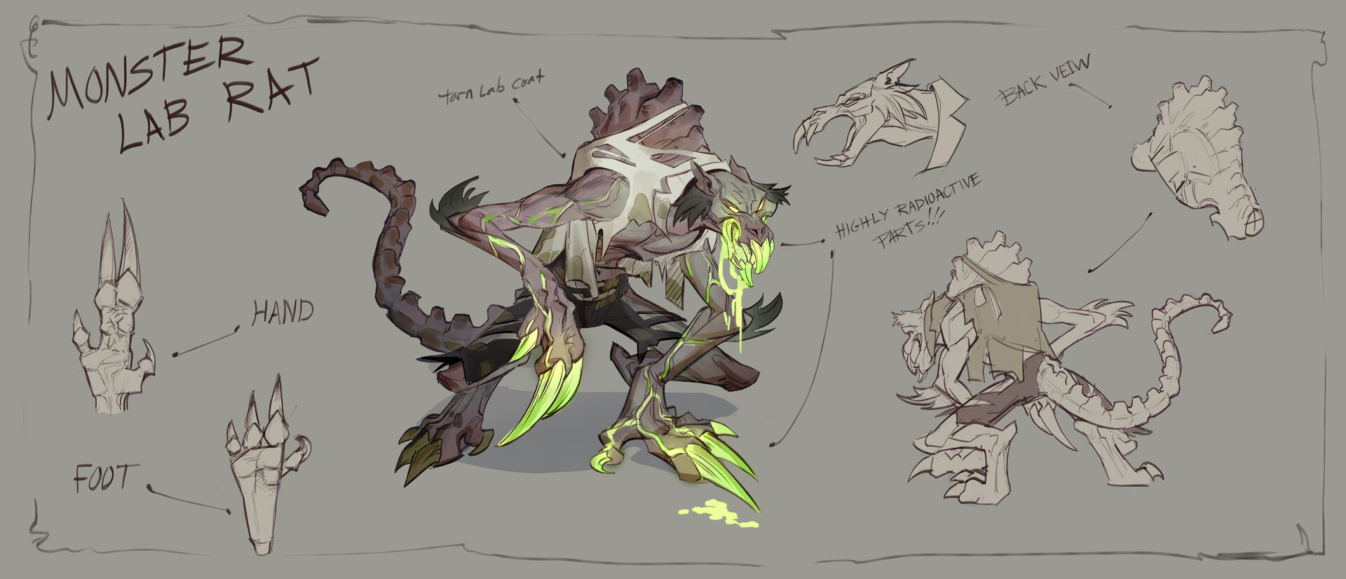 ArtStation - Monster Lab Rat