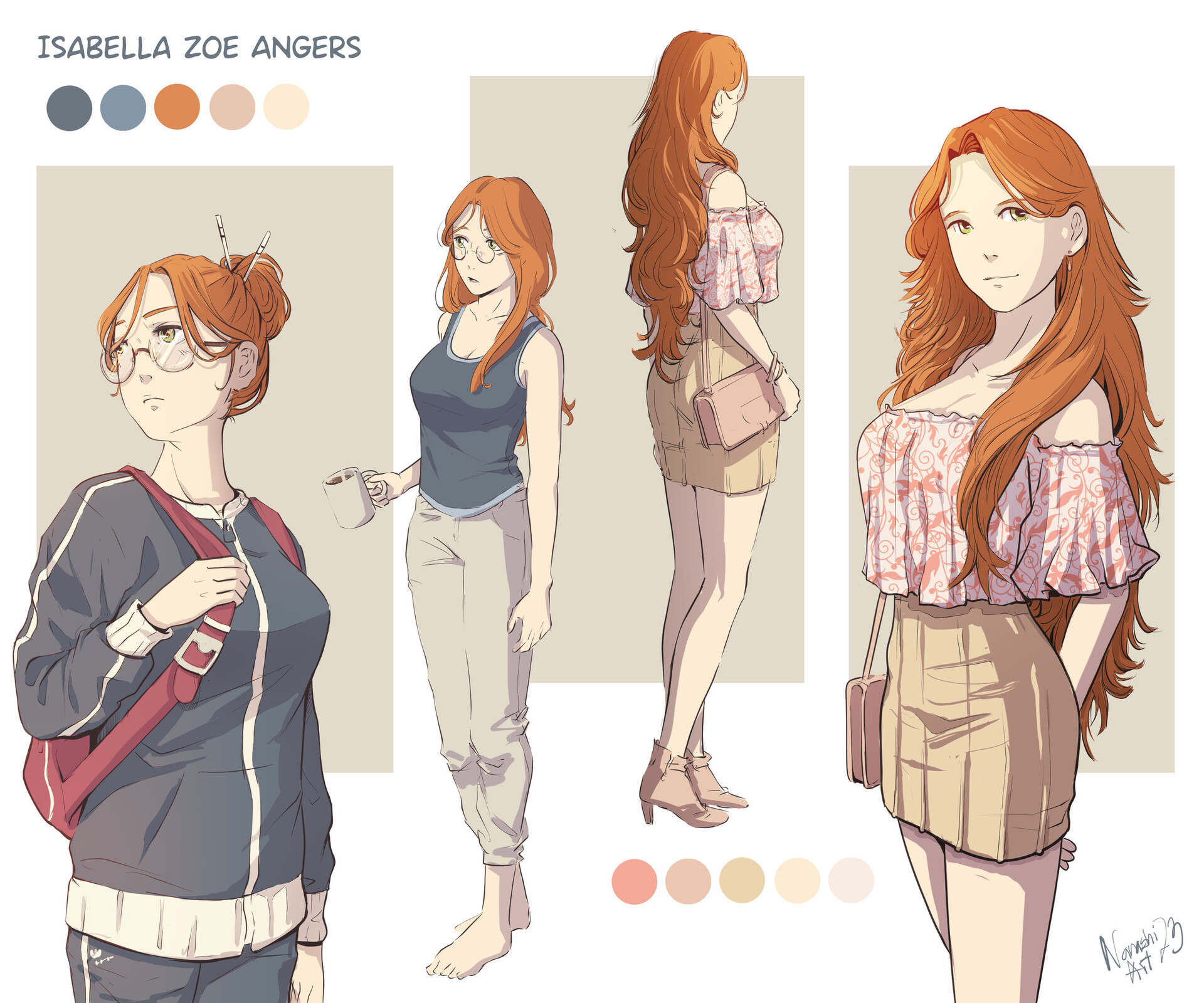 ArtStation - Isabella Zoe Angers (from webcomic Streamer Dreamer)