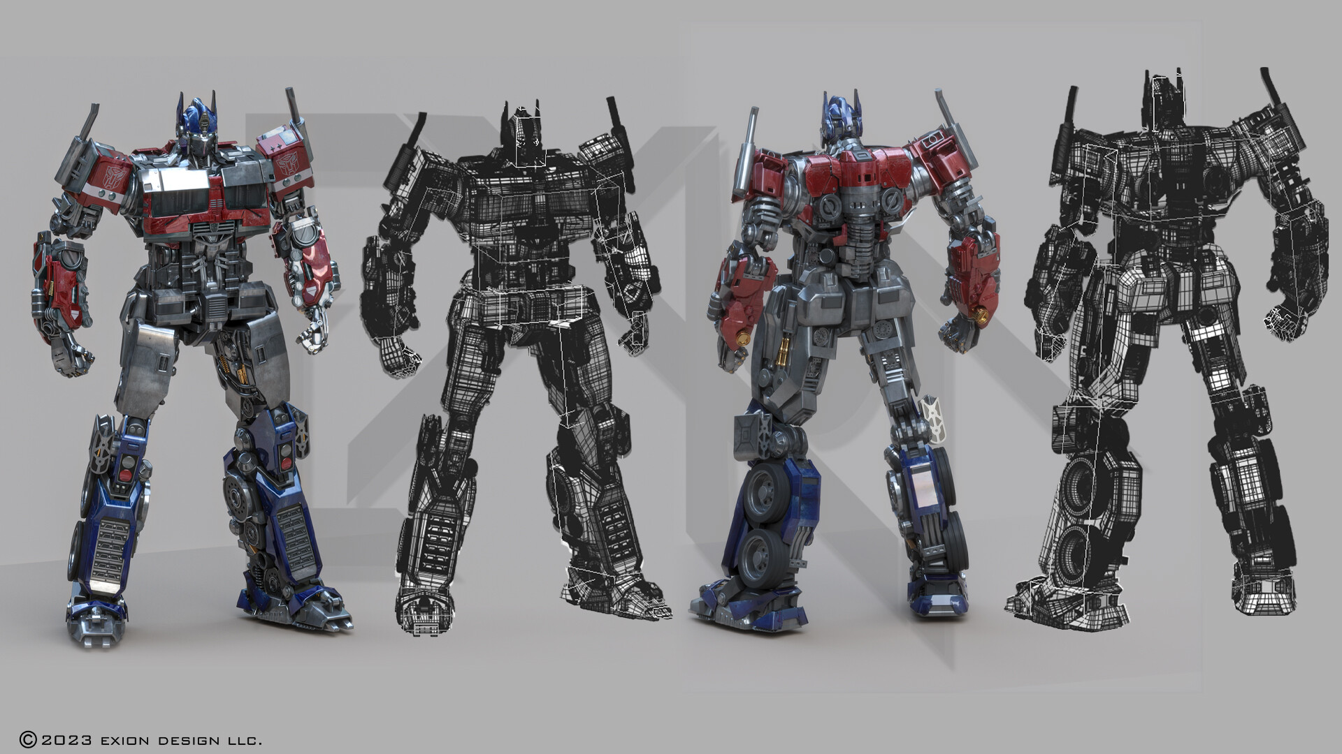 Exion Designs - Transformers Rise Of The Beasts Optimus Prime 3D Model