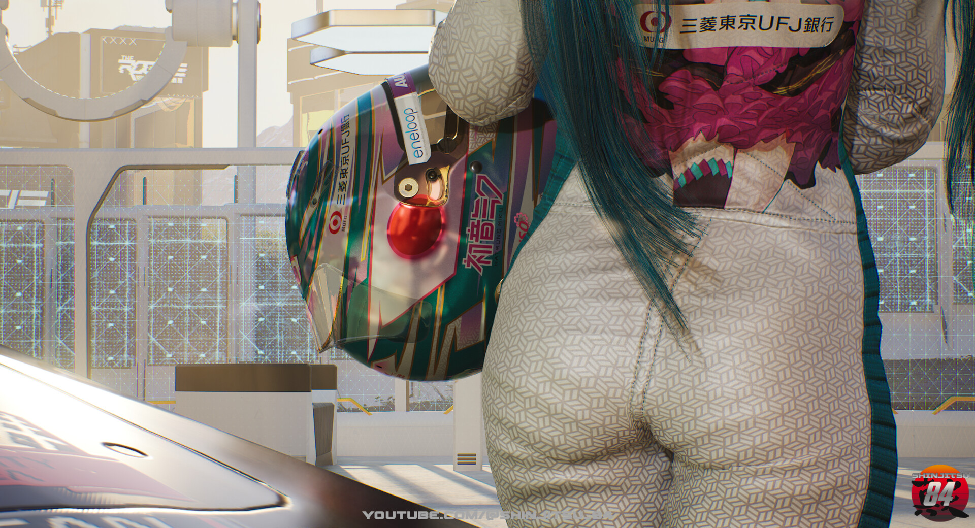 William Bowser - Hatsune Miku 2077: Robotonomous AI - Racecar & Character w/ Helmet Project