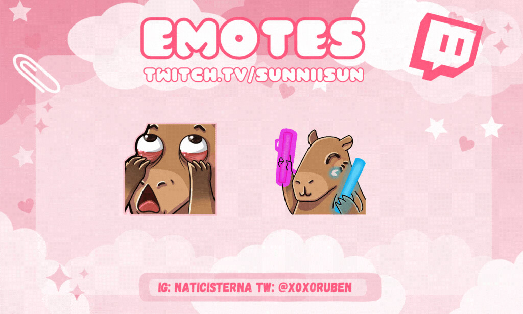 ArtStation - capybara emotes