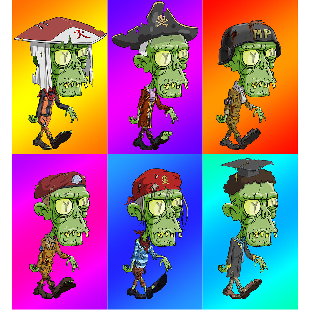 ArtStation - NFT_collection_ Zombie