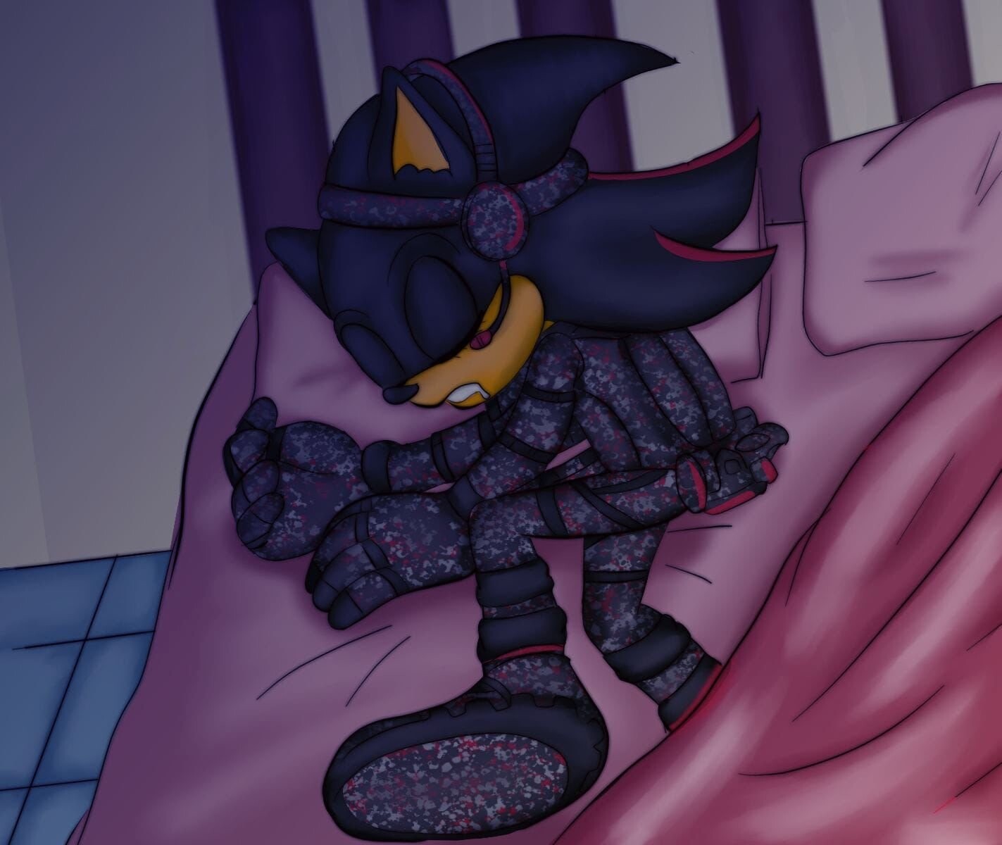 Shadow The Hedgehog Sleeping