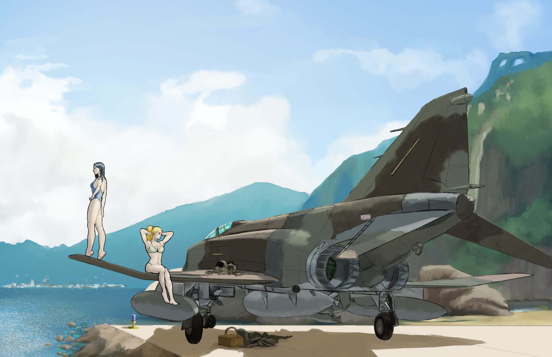 ArtStation - F-4 Phantom swim