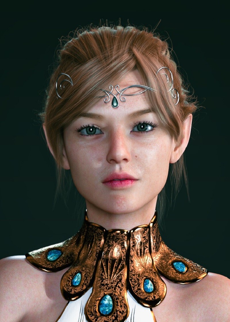 ArtStation - Helena Grania for Genesis 8 Female