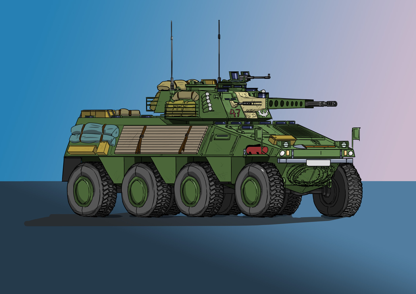 Ryu Y - IFV Concept/Design: IFV 'Fencer'