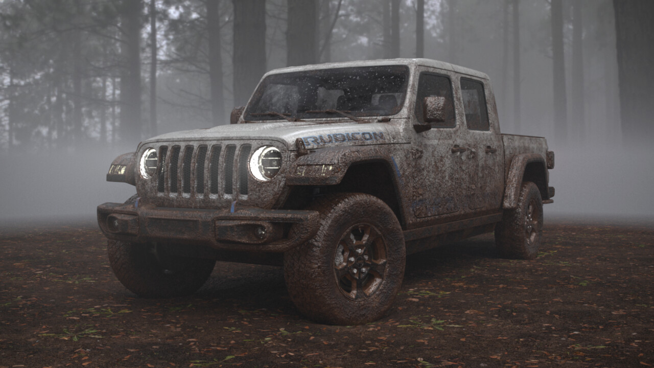 ArtStation - PNW Jeep - Texturing