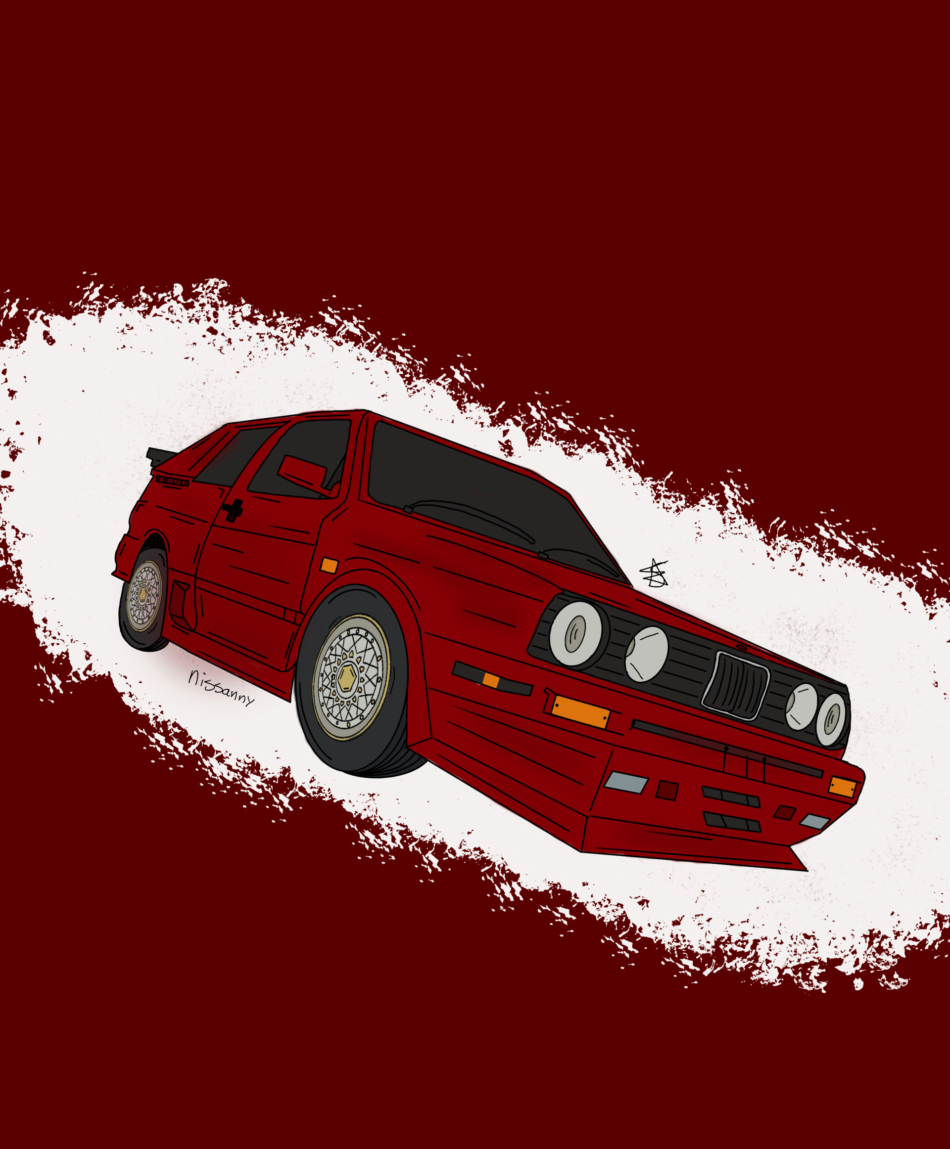 ArtStation - Semi-Realistic Car