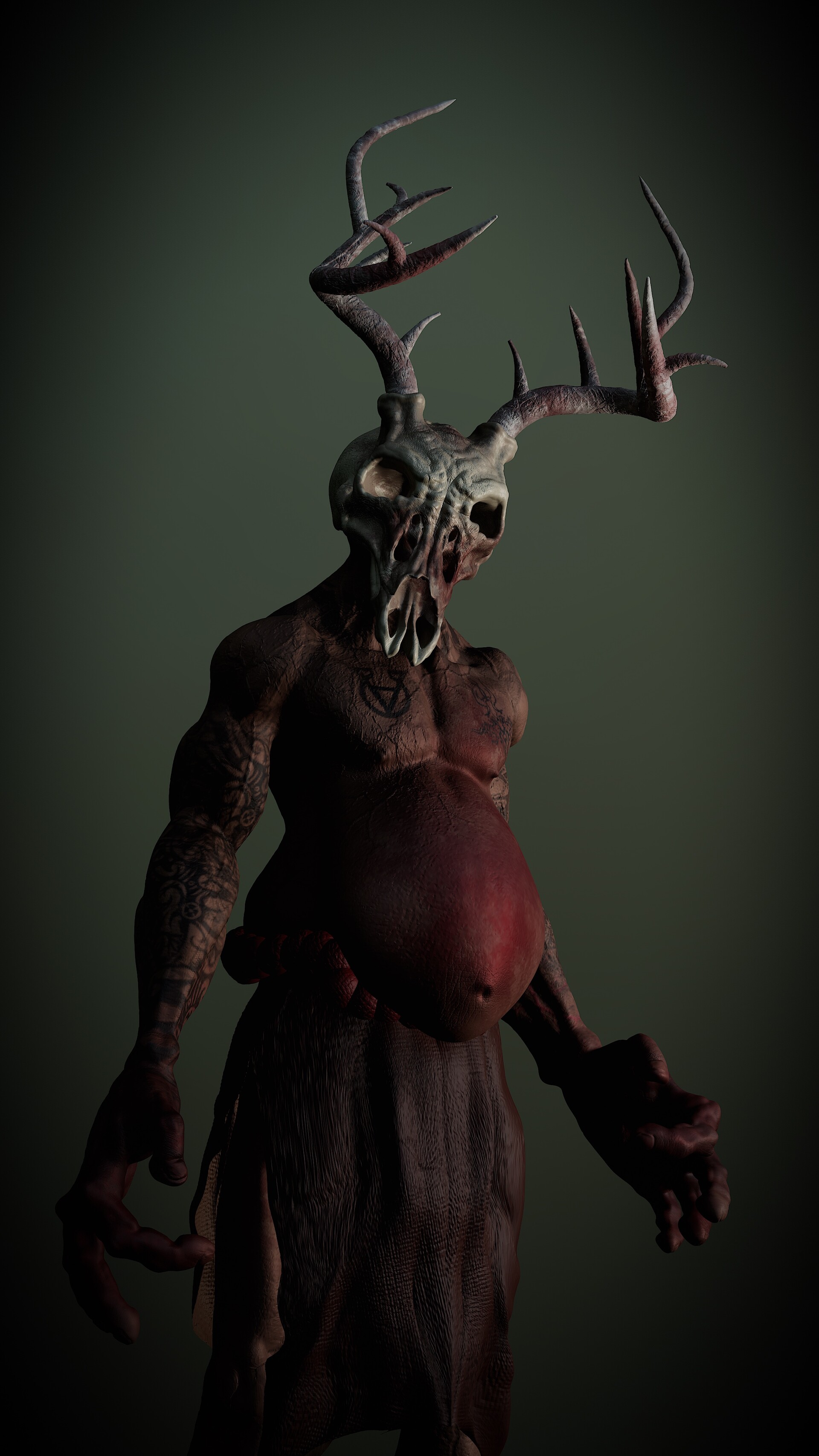 Julian Alfaro Azcarraga - The wendigo transformation