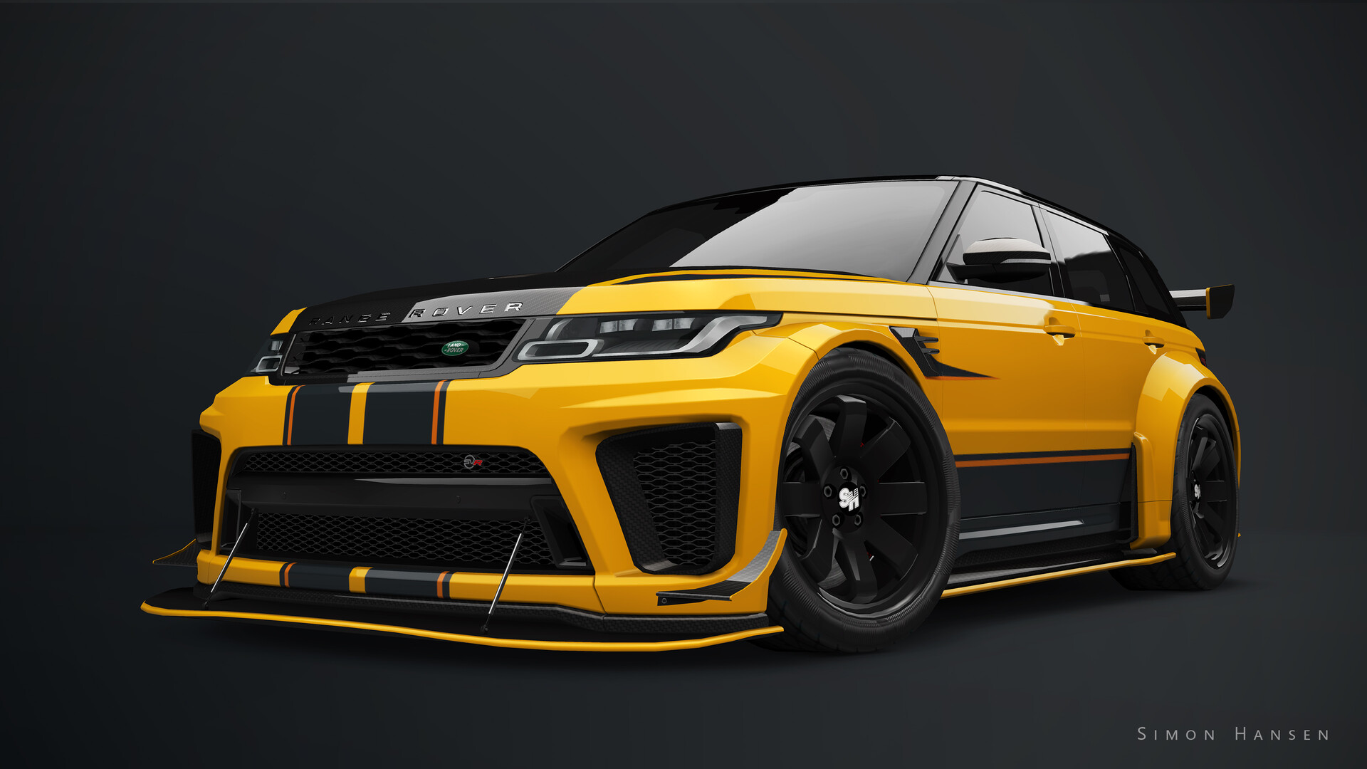 ArtStation - Land Rover Range Rover SVR No Limits Body Kit