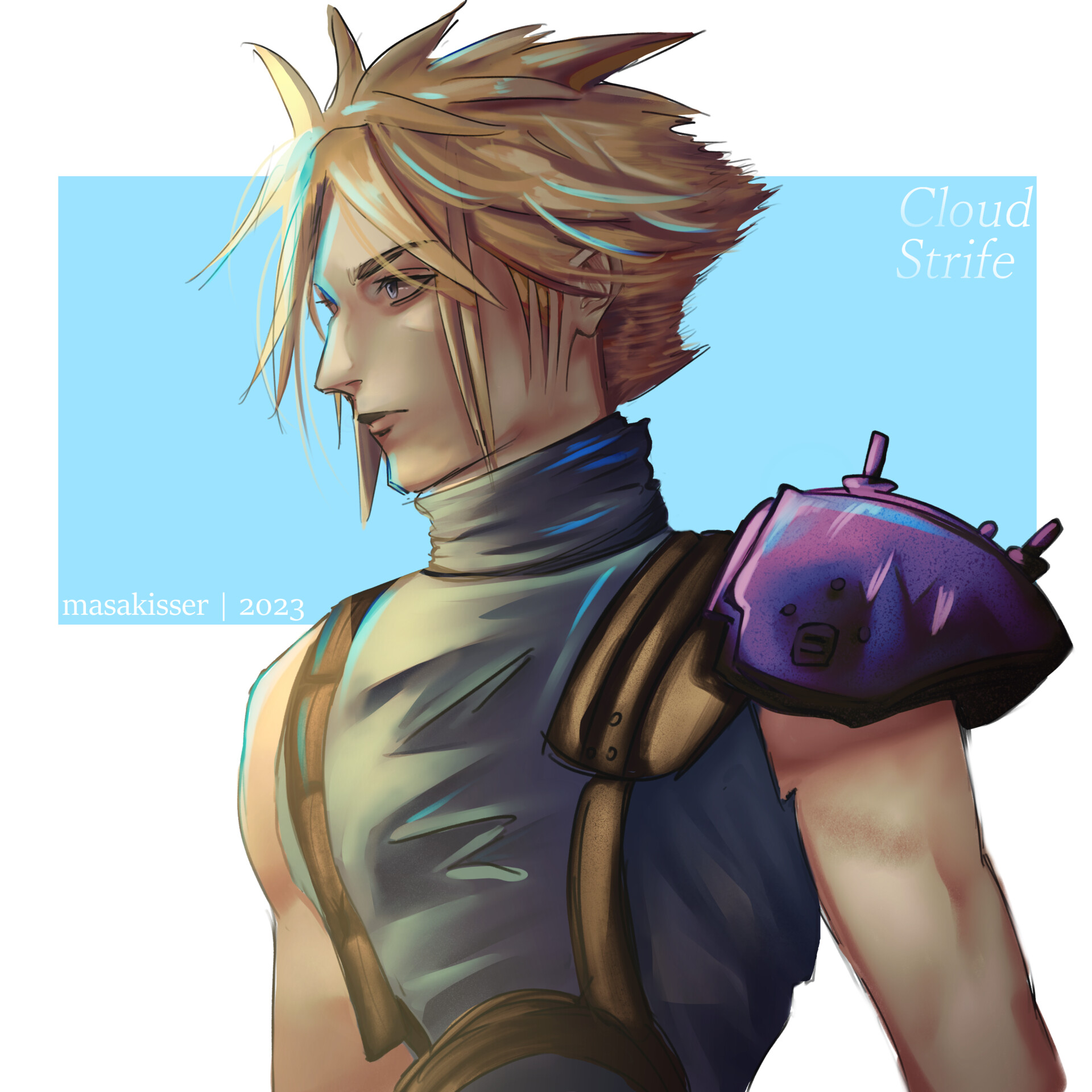 ArtStation - Cloud Strife fanart