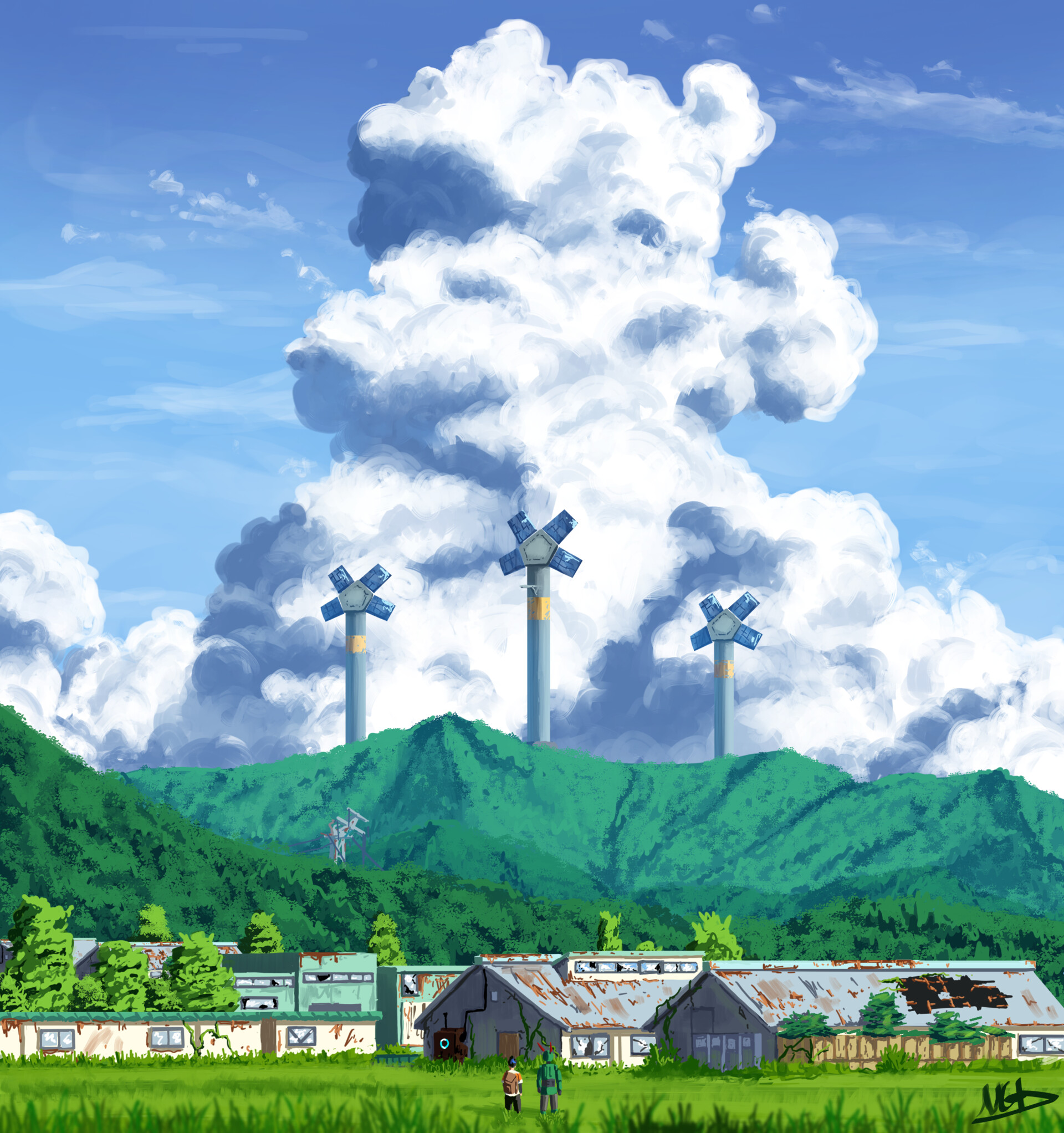 ArtStation - Solar Towers