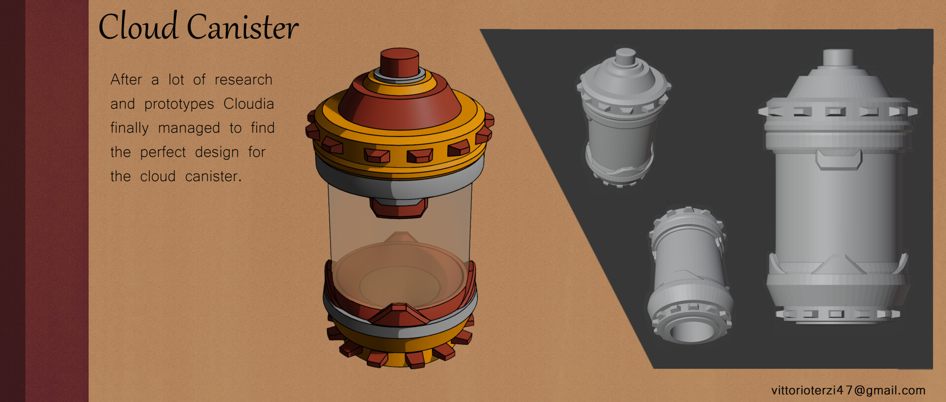 ArtStation - CLOUDIA's Cloud Canister