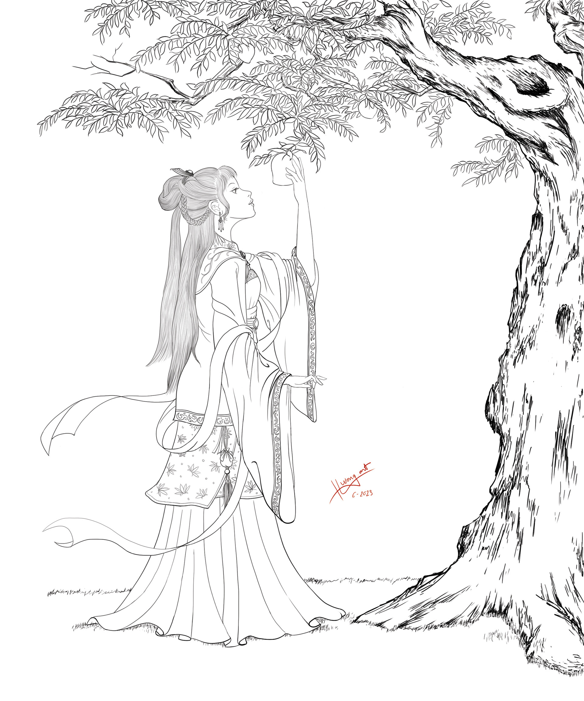 ArtStation - Chinese Style Line Art