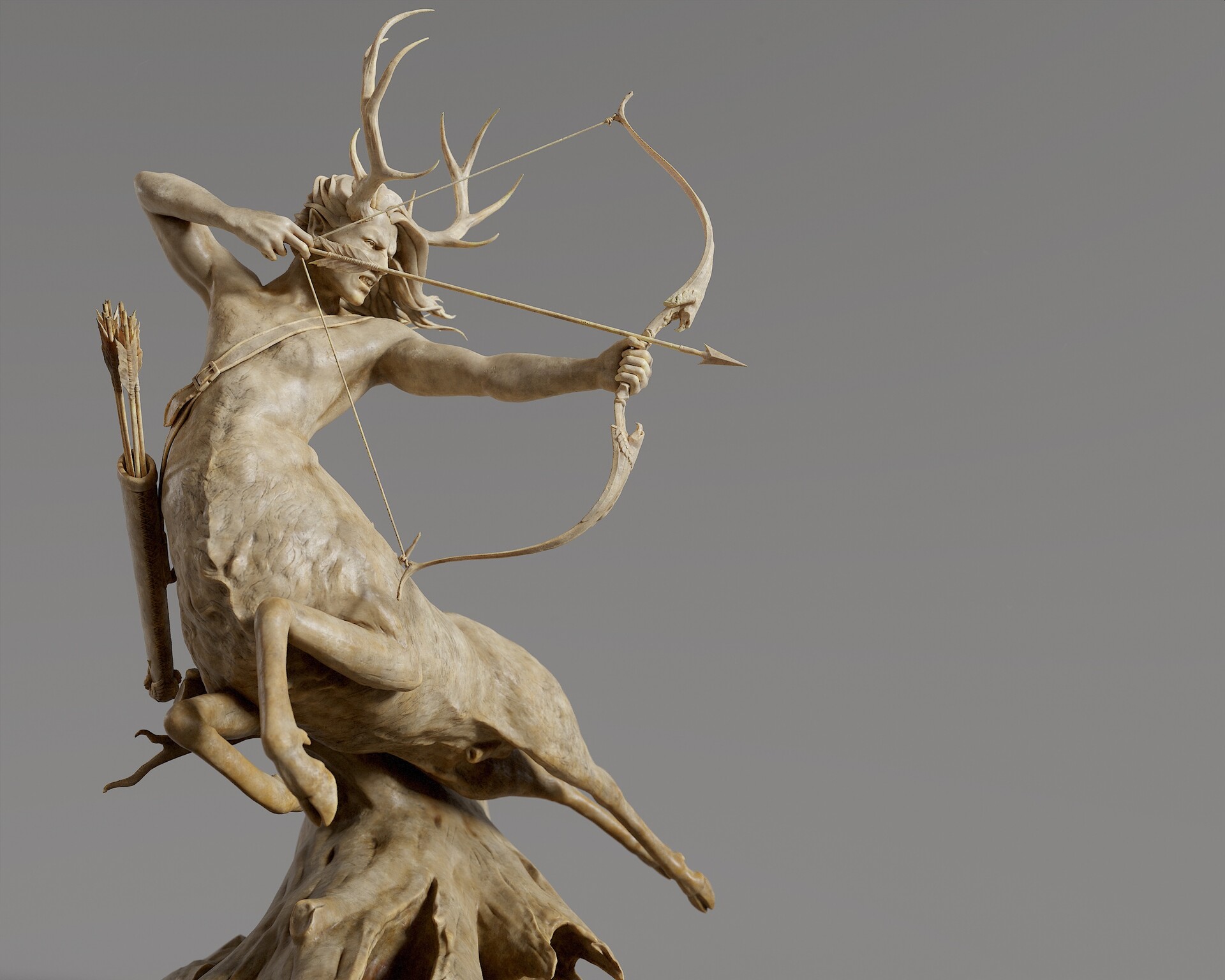 Georgian Avasilcutei - Cervitaur statue - game asset