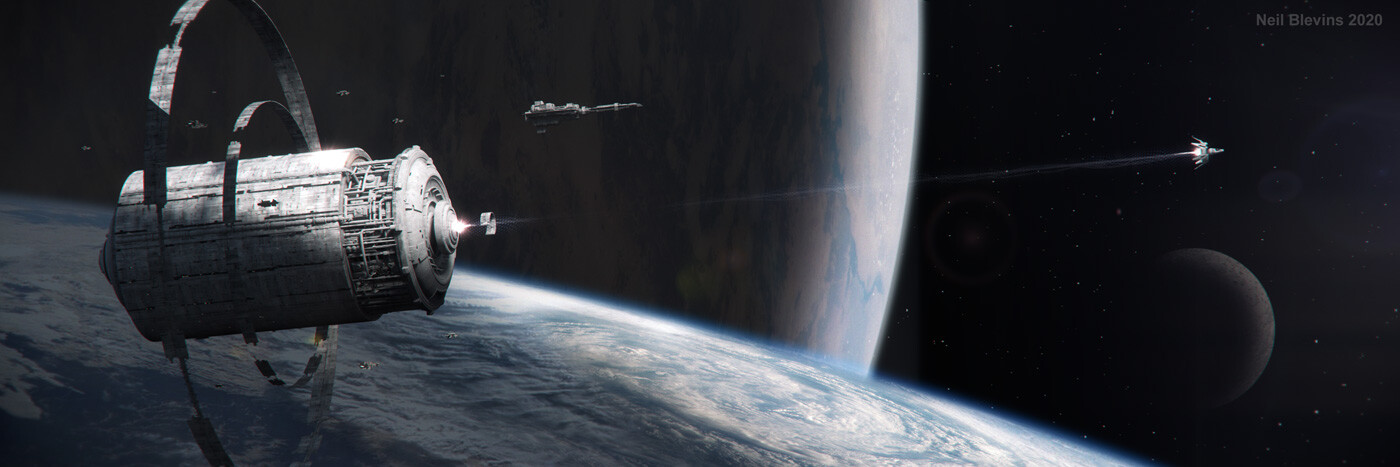 Megastructures Interstellar Highway 1 by Neil Blevins : r ... Megastructures Interstellar Highway 1 by Neil Blevins : r ...