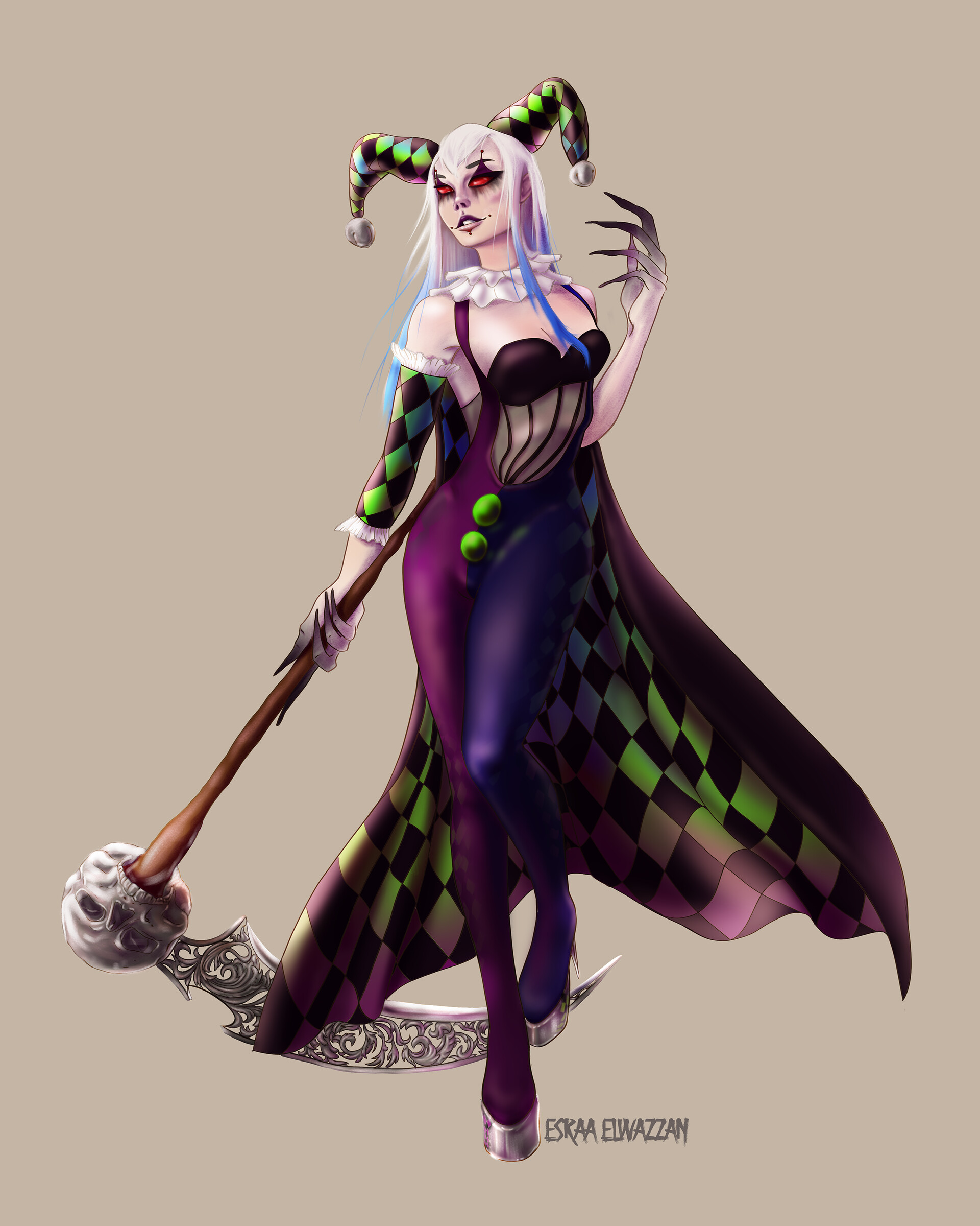 ArtStation - Fighting Clown CDC Halloween Challenge