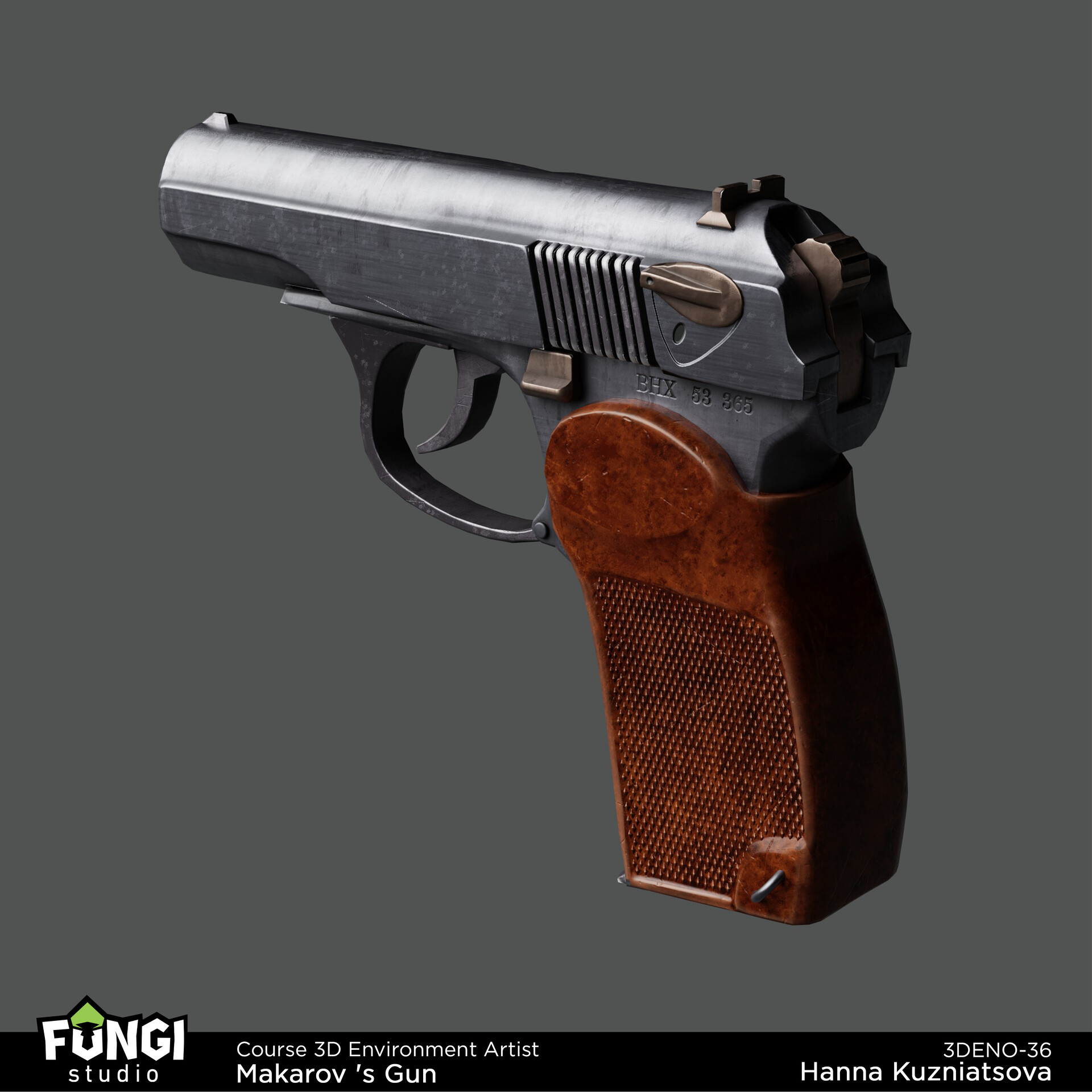 ArtStation - Makarov's Gun
