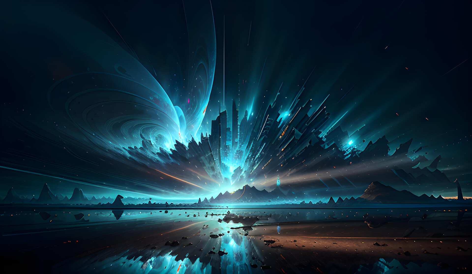 ArtStation - Teleporting Cityscape