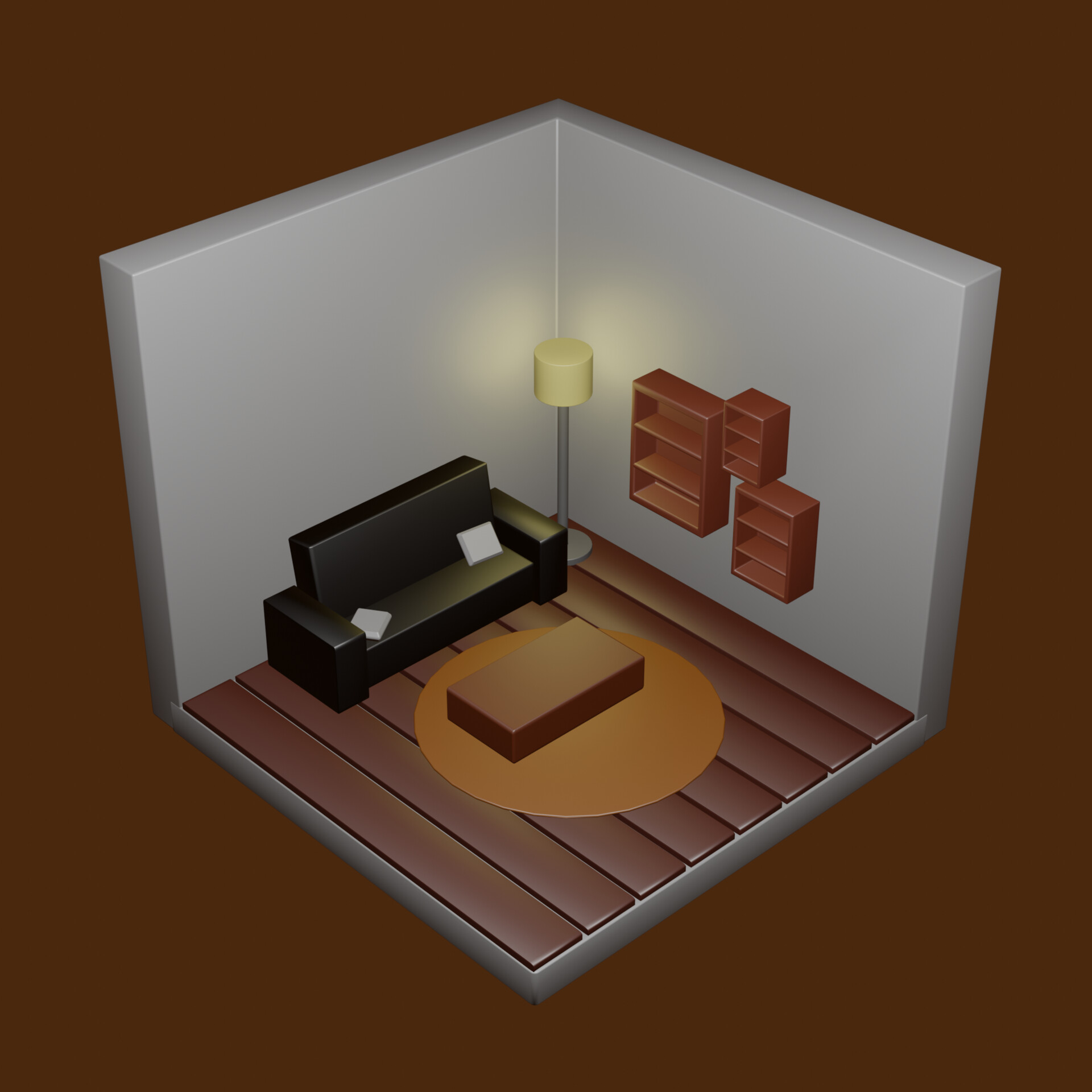 ArtStation - Isometric room