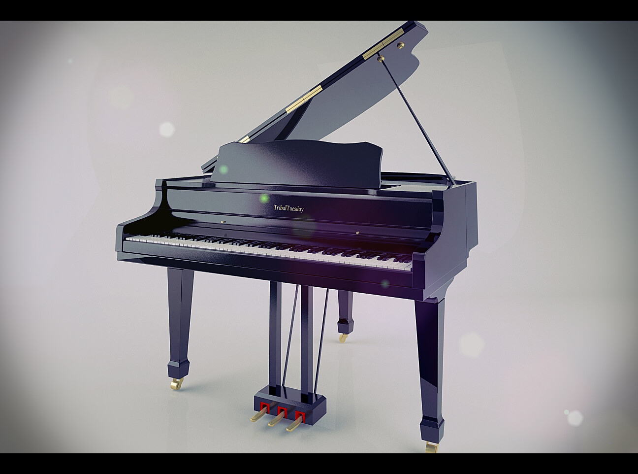 ArtStation - 3D Piano