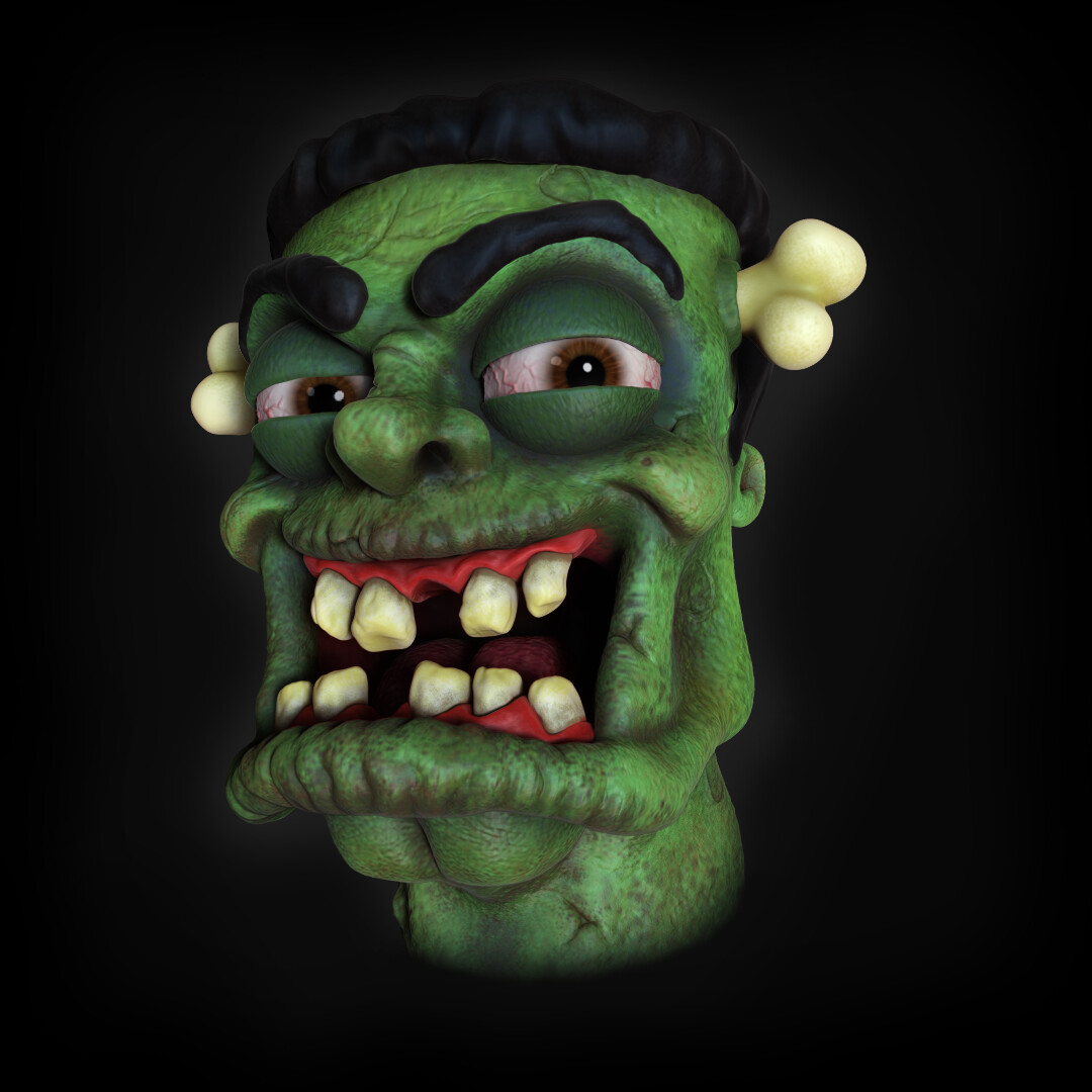 ArtStation - Zombie Head