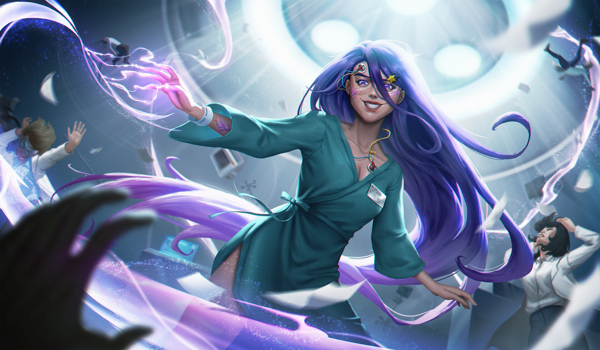 ArtStation - Linn, the Madness_Splash Art (2023)