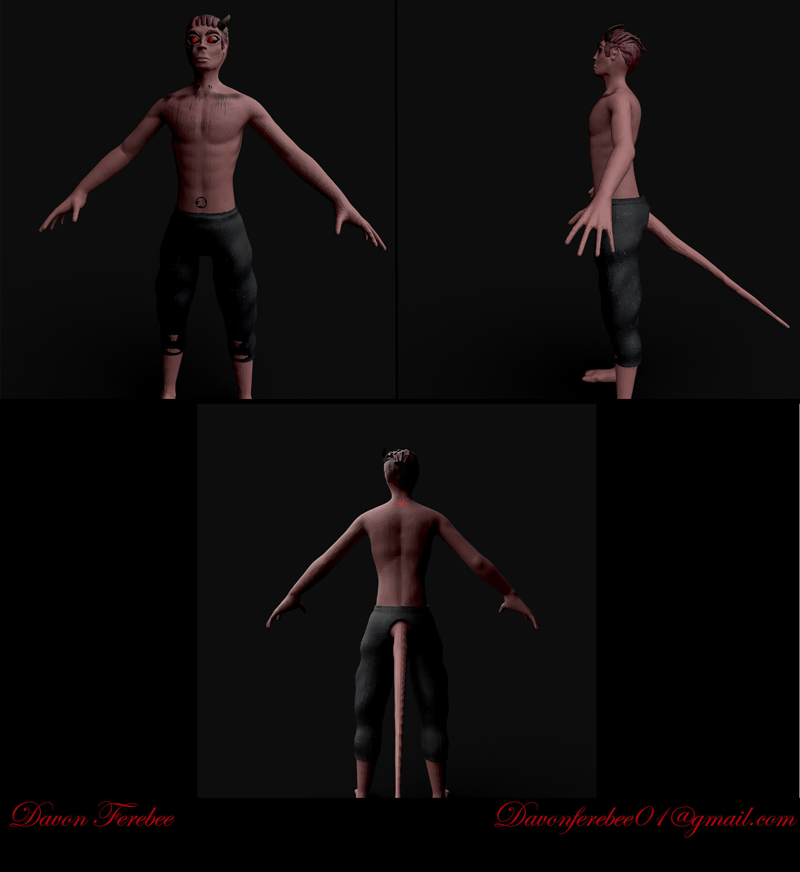 ArtStation - Little Demon Boy