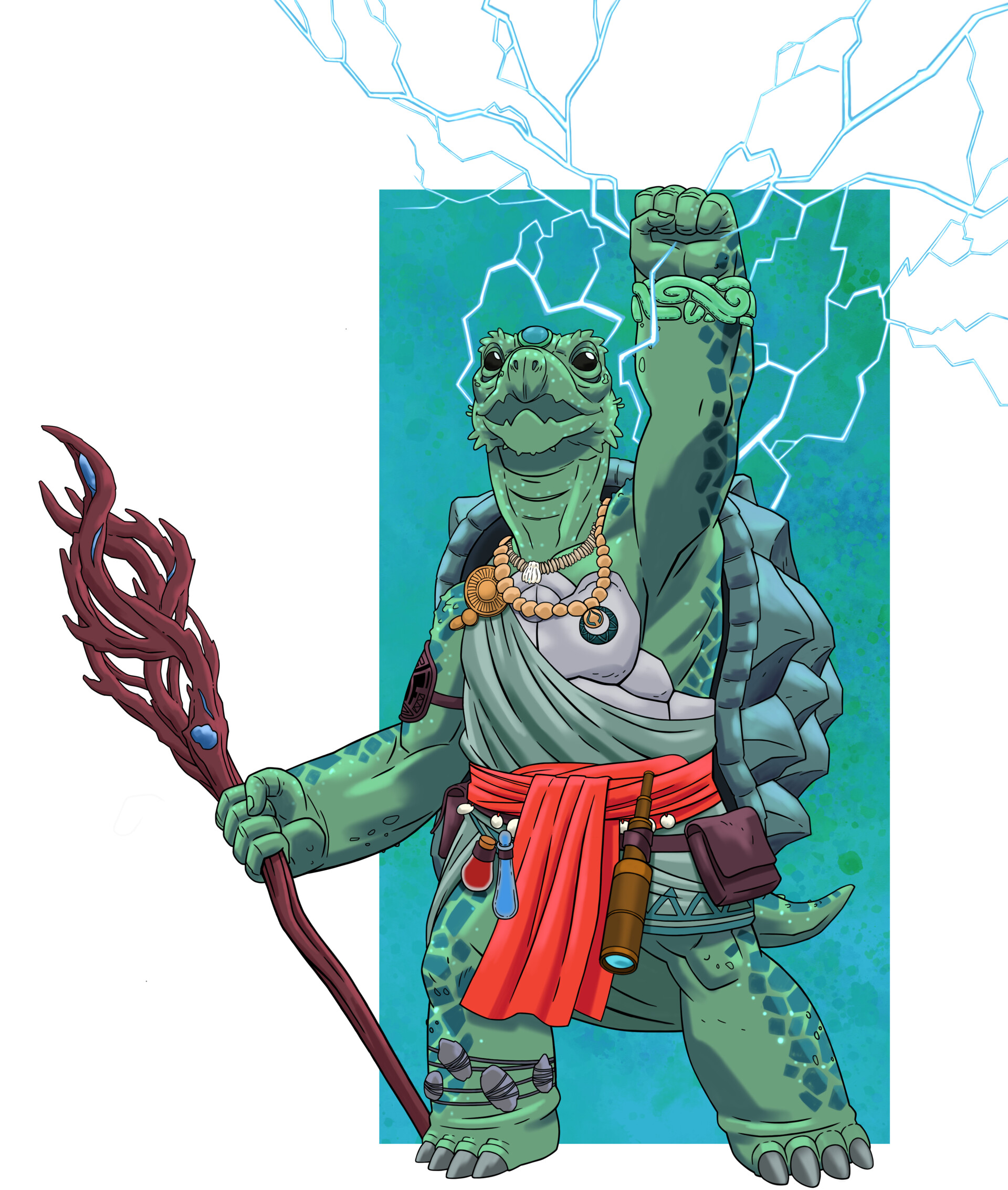 ArtStation - Tortle storm sorcerer