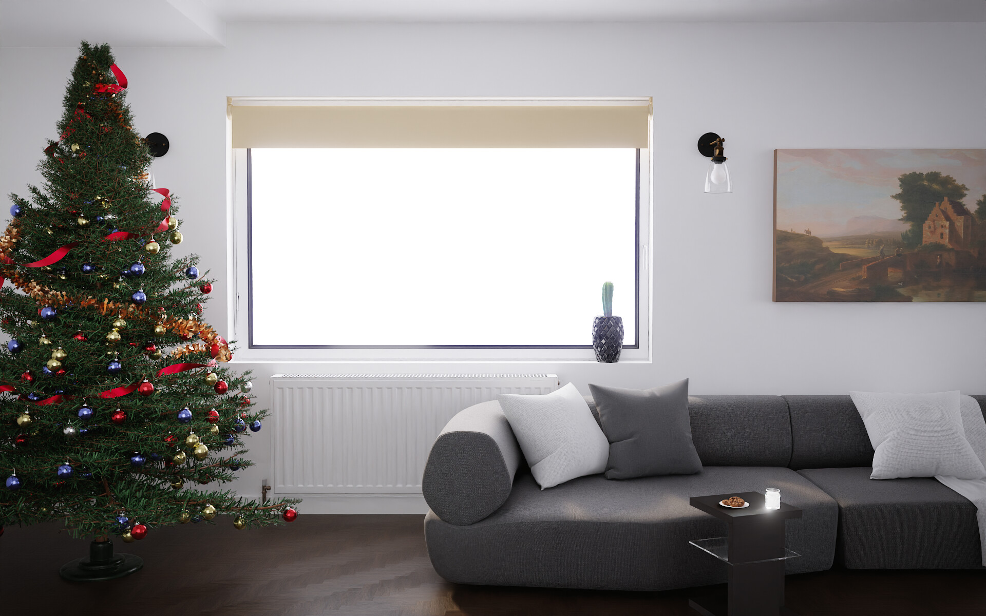 ArtStation - Simple christmas scene