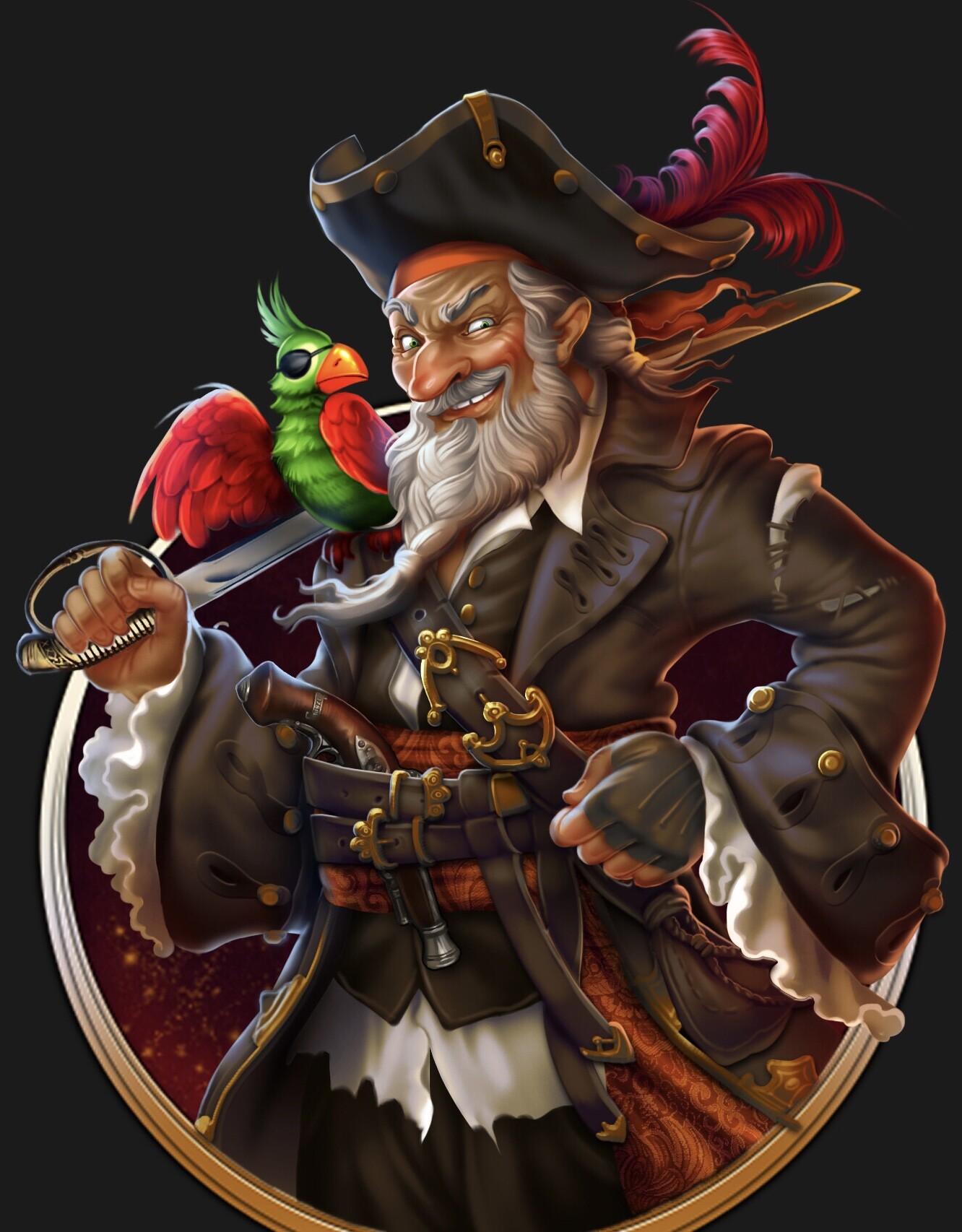 ArtStation - old pirate