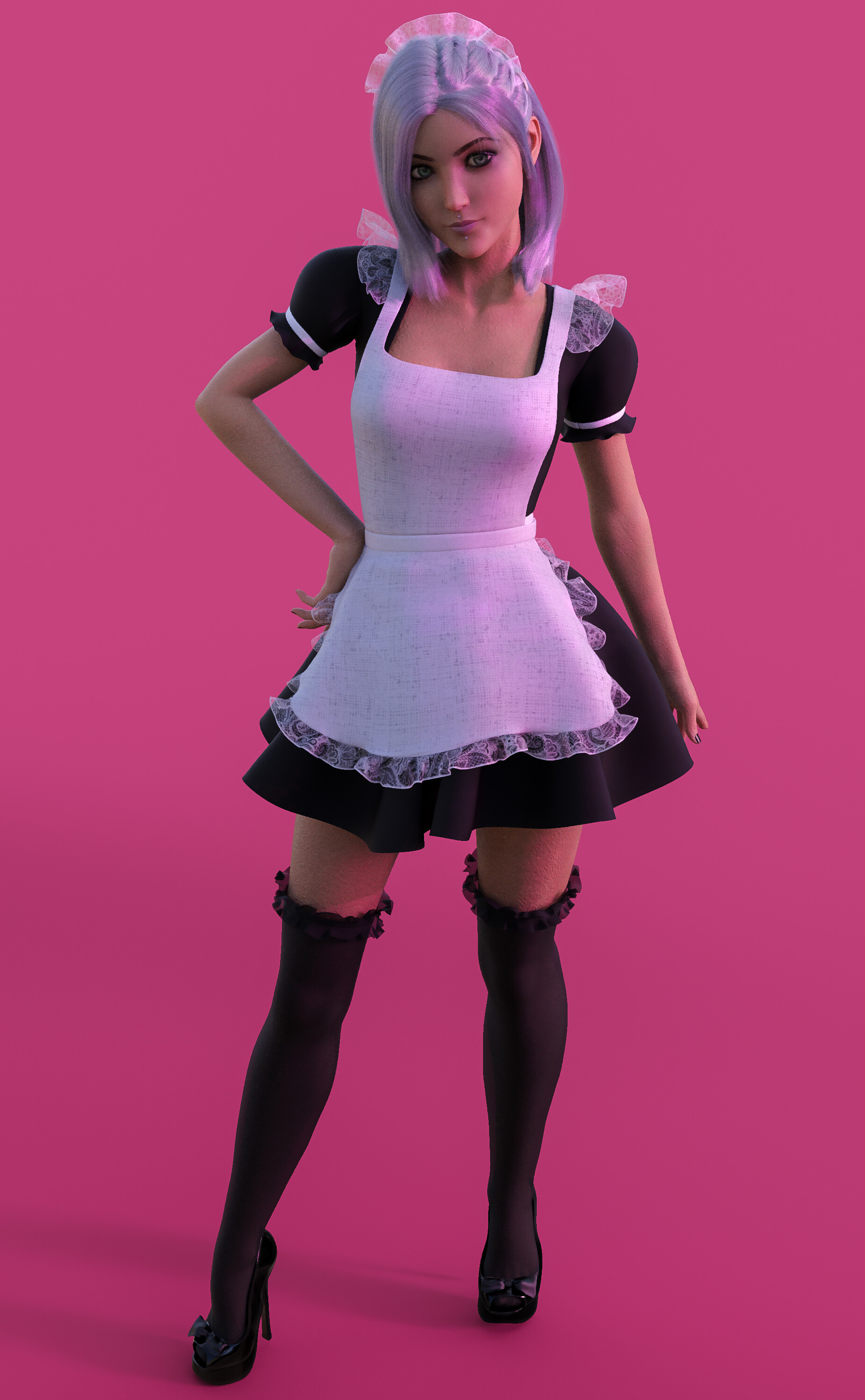 ArtStation - Goth Maid