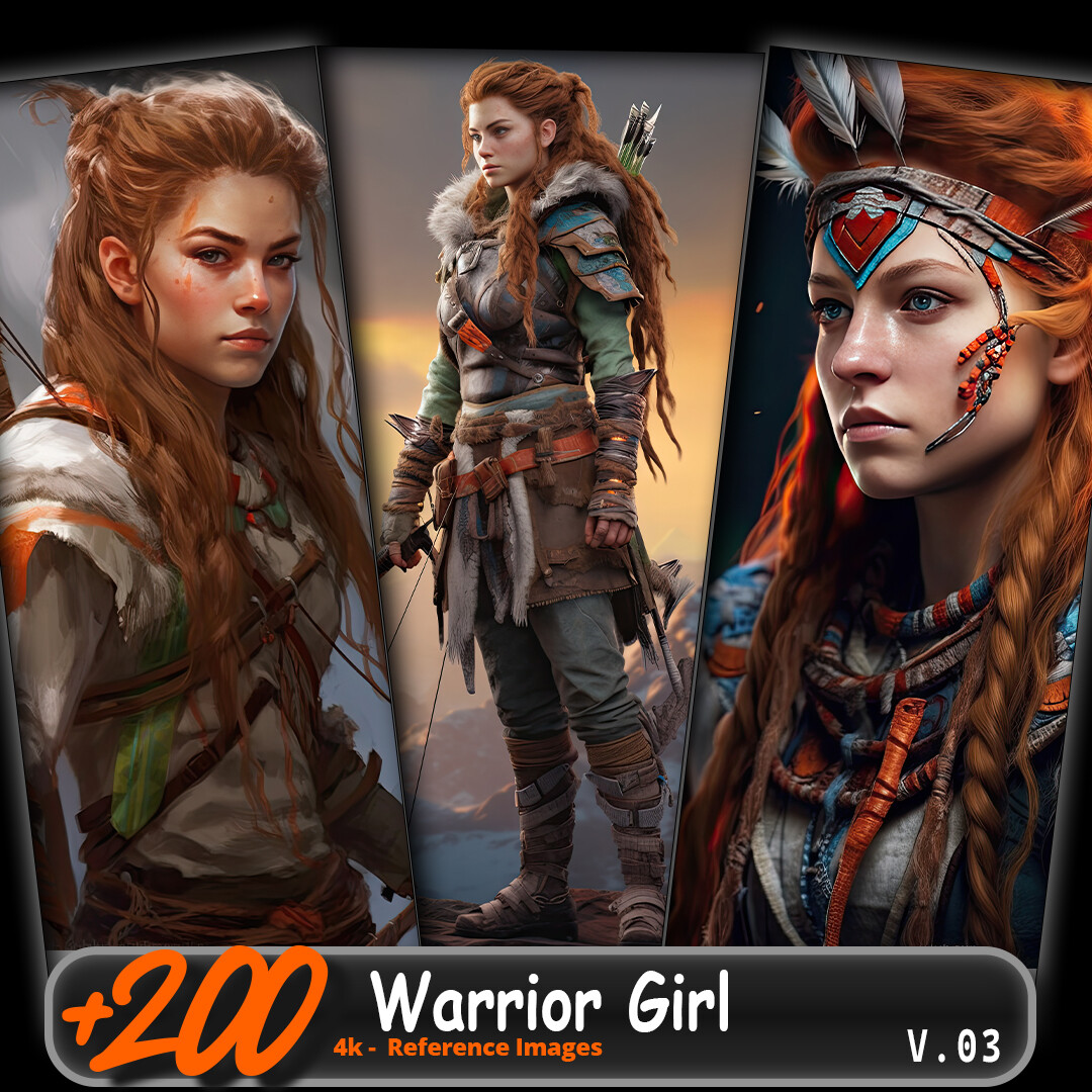 ArtStation - Warrior Girl Vol.03 /4K/ Reference Image