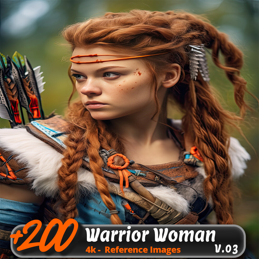 ArtStation - Warrior Girl Vol.03 /4K/ Reference Image