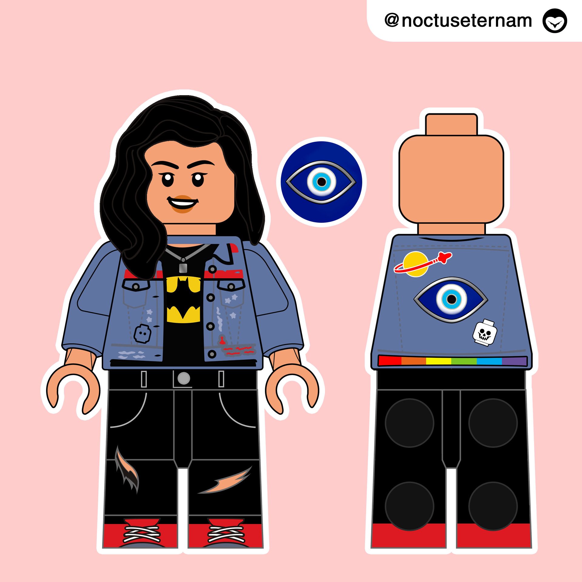 ArtStation - LEGO Minifigure - Angela ang.builds