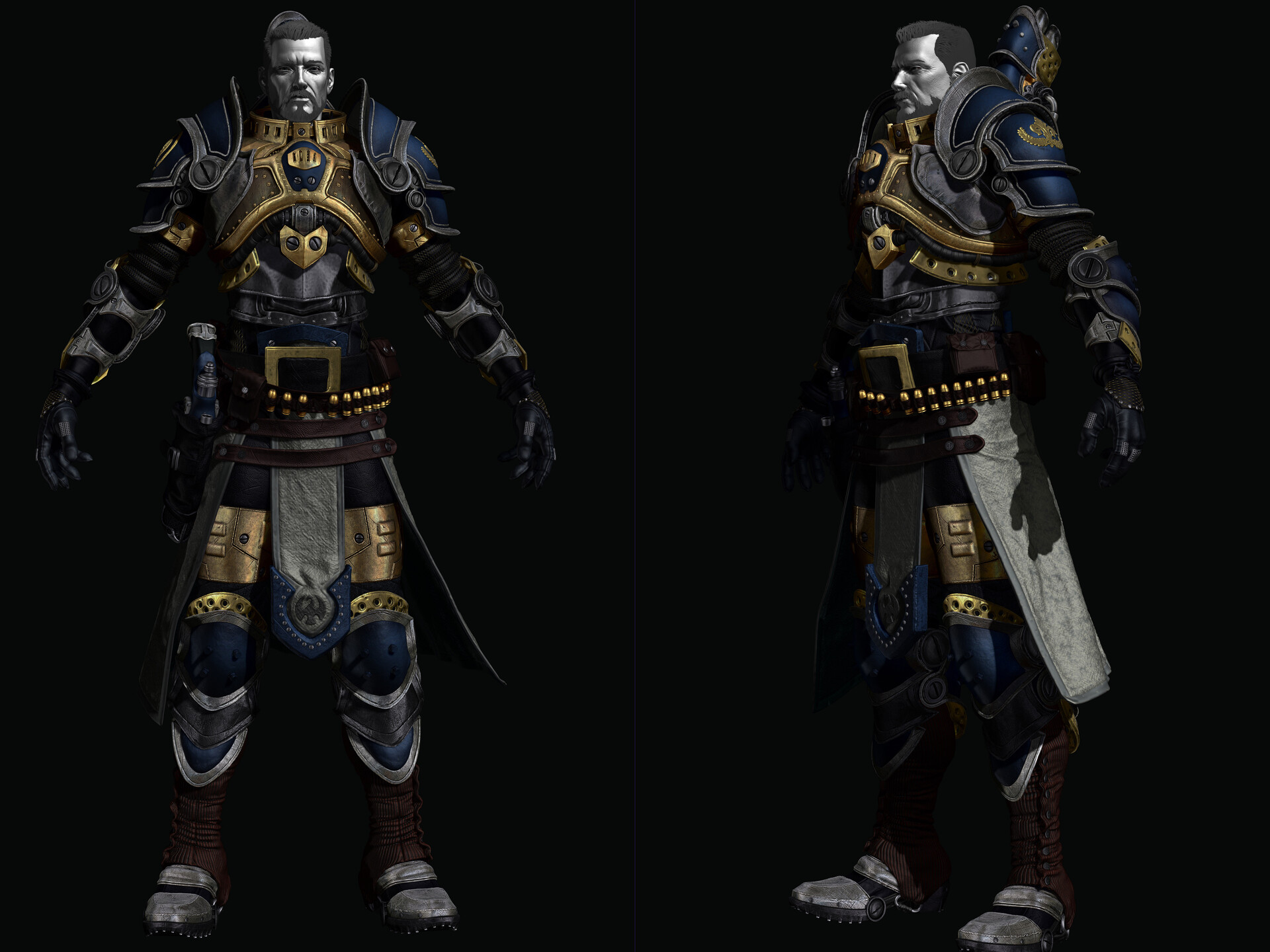 ArtStation - steampunk armor dude