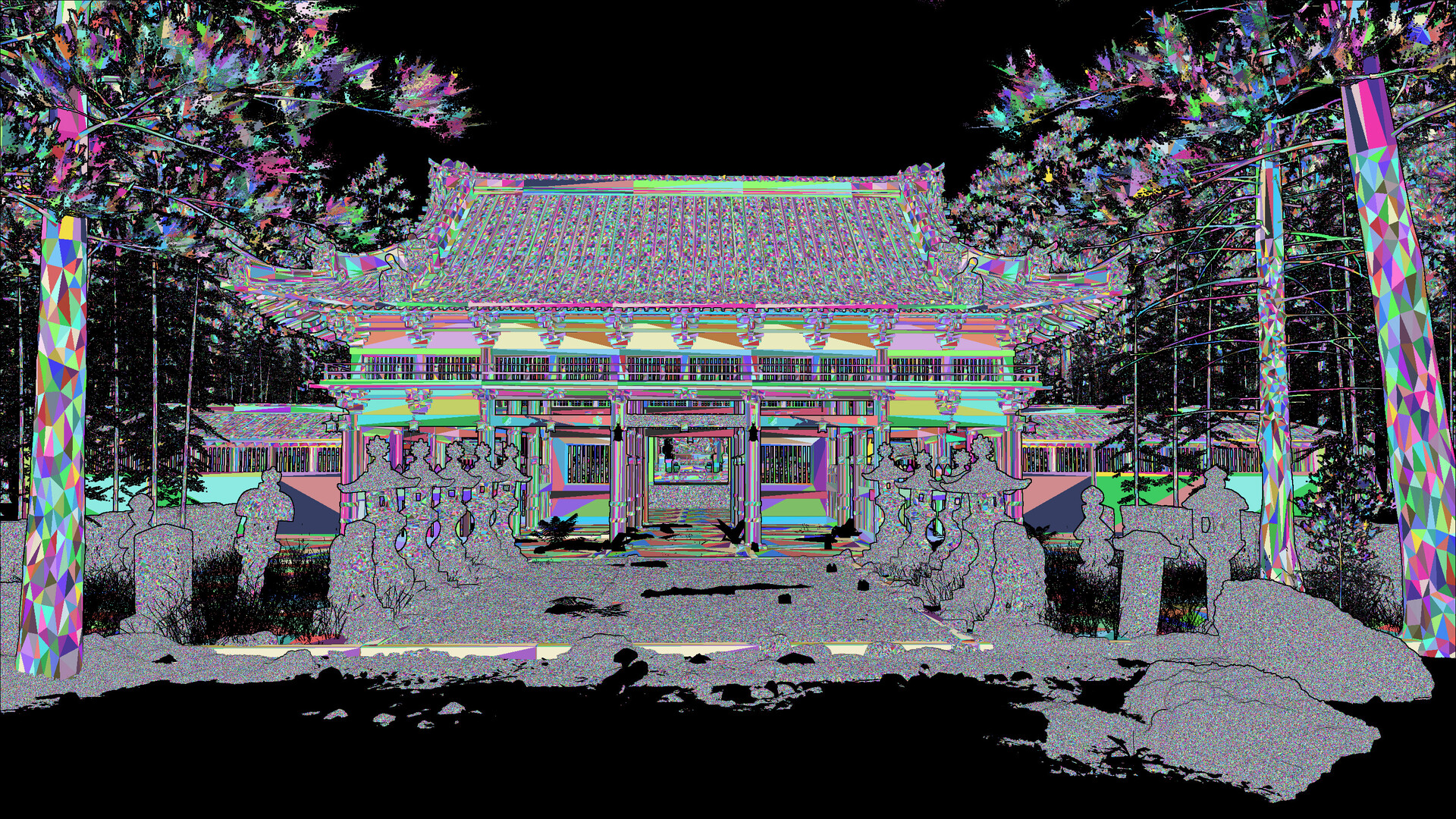 Pasquale Scionti - Physical based lighting Japanese Shrine Unreal Engine 5.2 Lumen Quixel