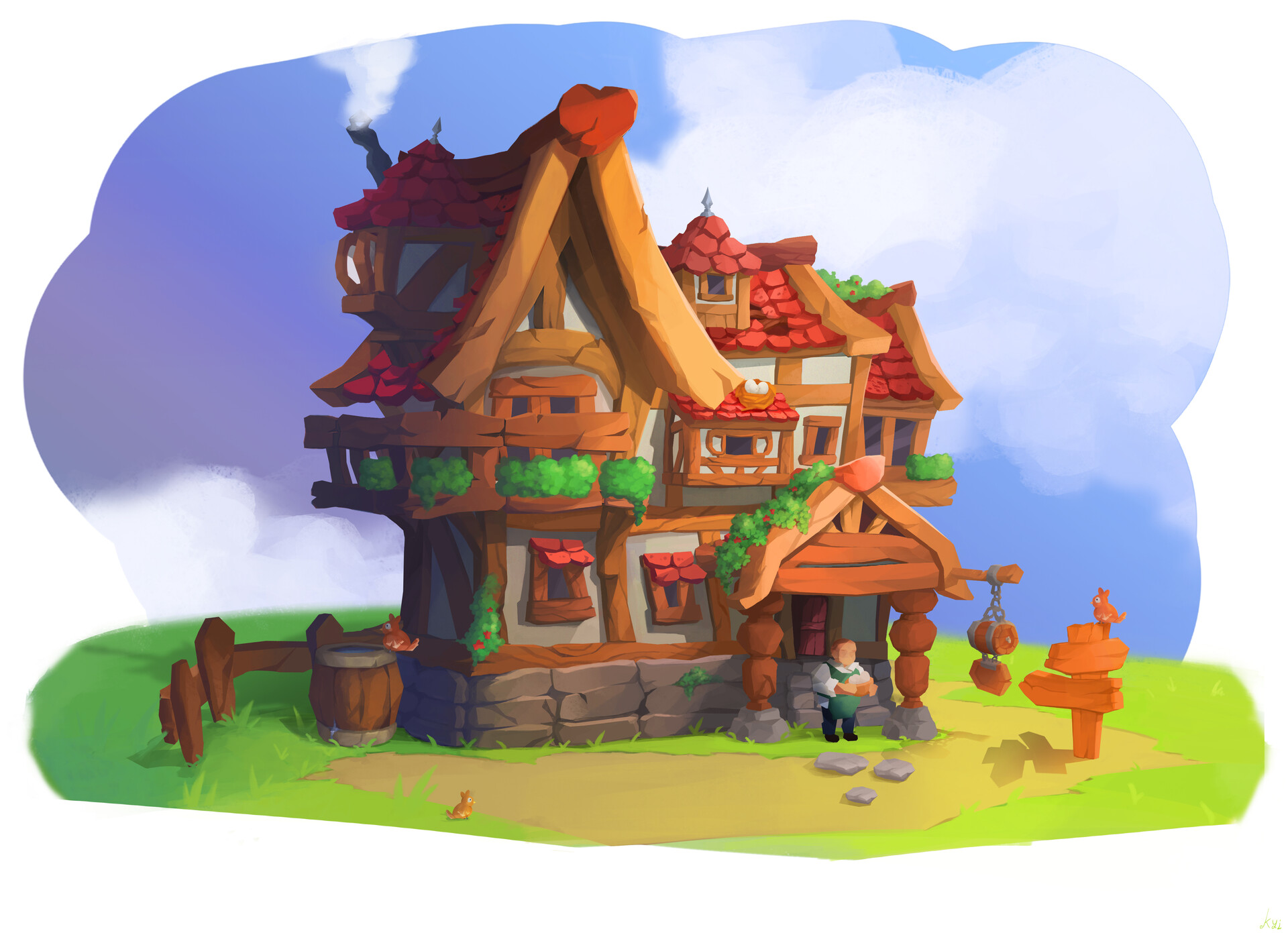 ArtStation - Fantasy house