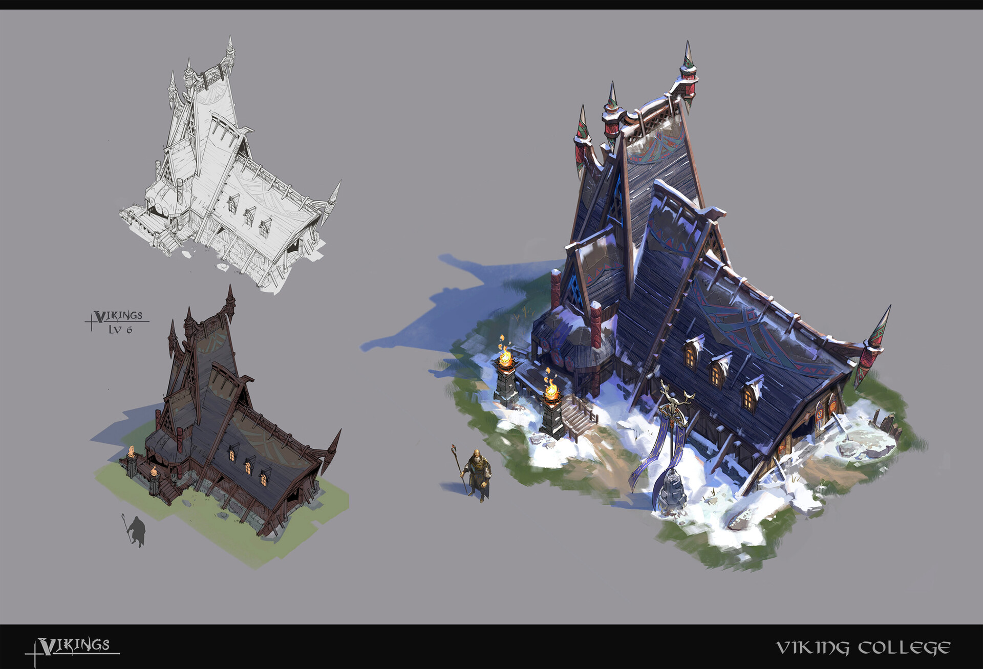 ArtStation - viking building