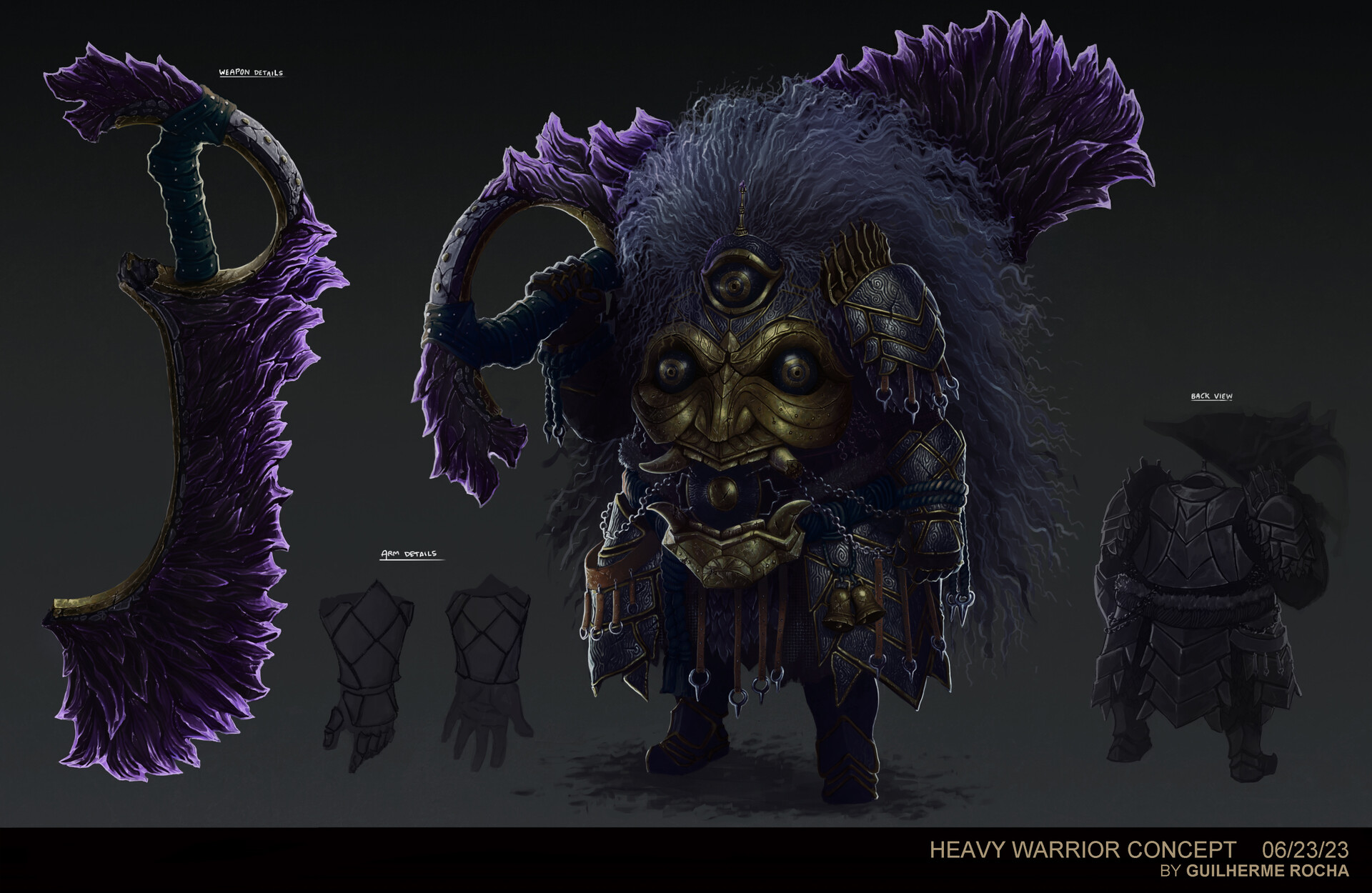 ArtStation - Heavy Warrior Concept