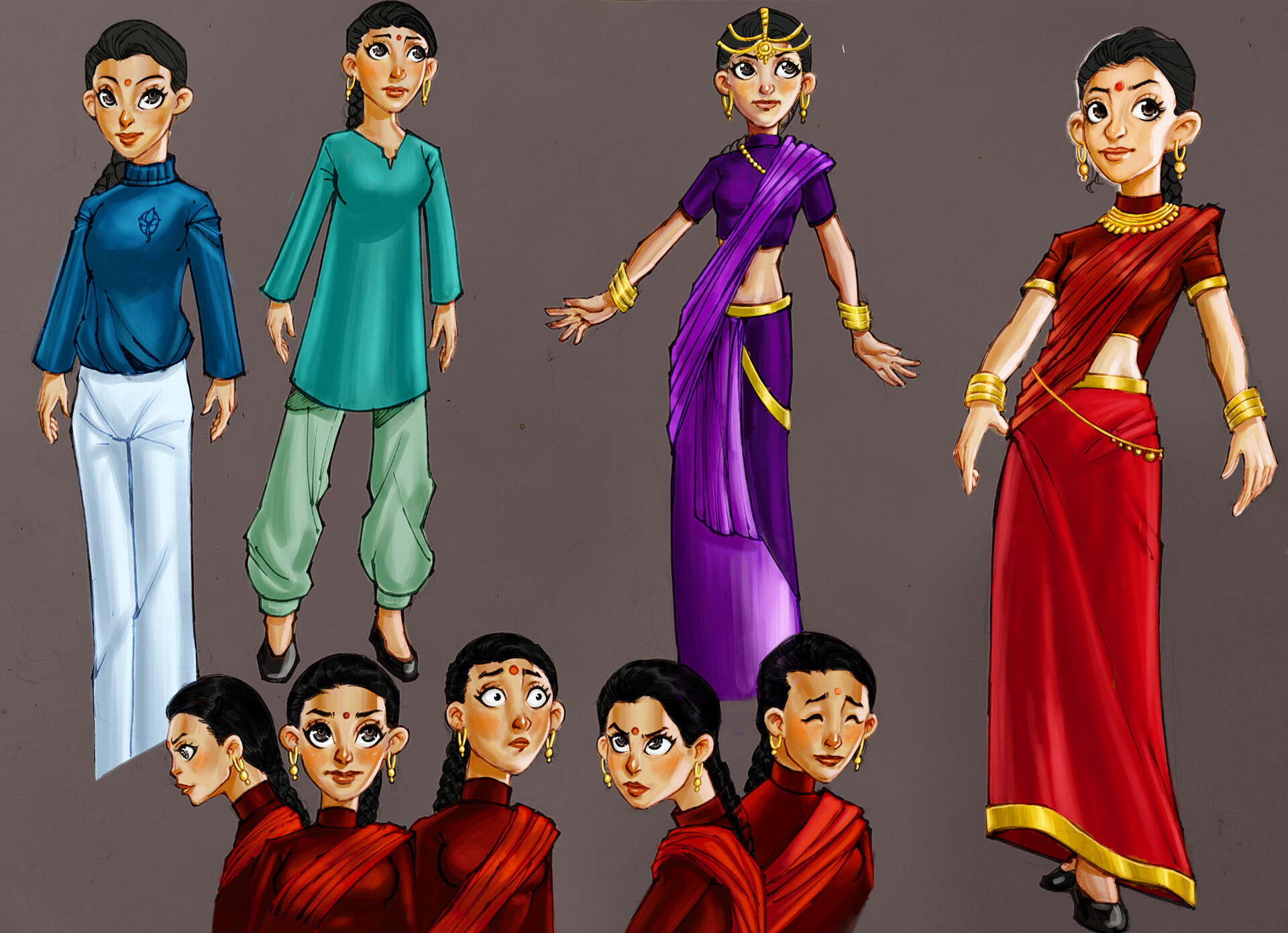 ArtStation - character development