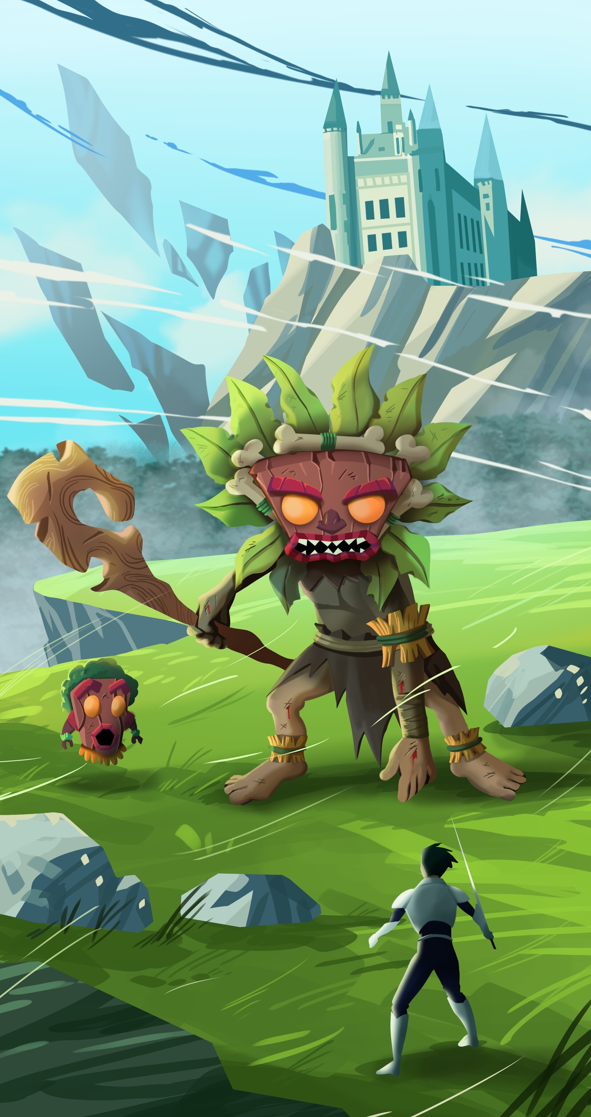 ArtStation - Monile game illustration