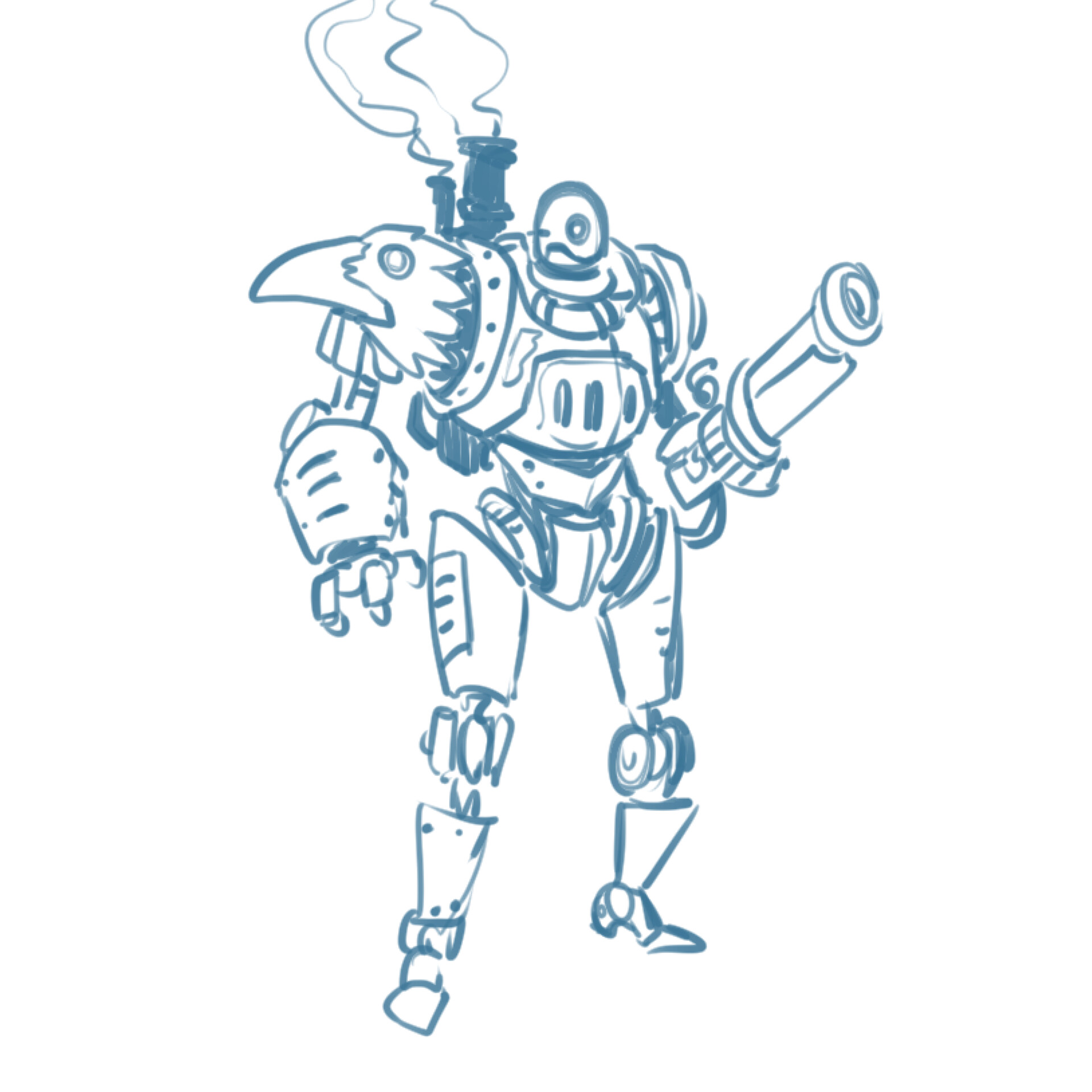 Bone Dust - Steampunk Robot