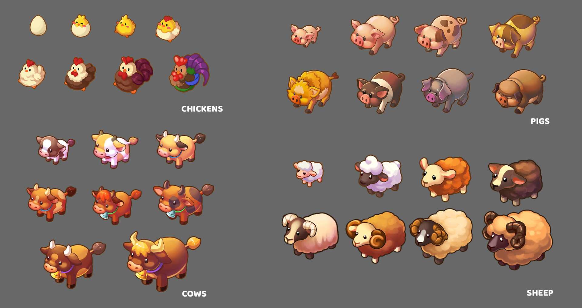 Aleksandra Rusiniak - Farming game - animals