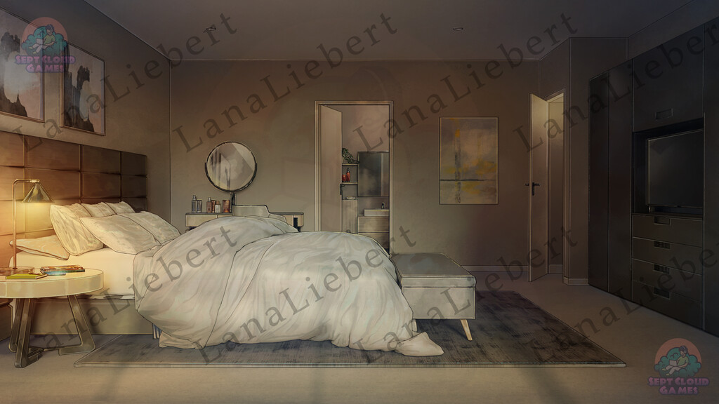 ArtStation - Apartment for visual novel game