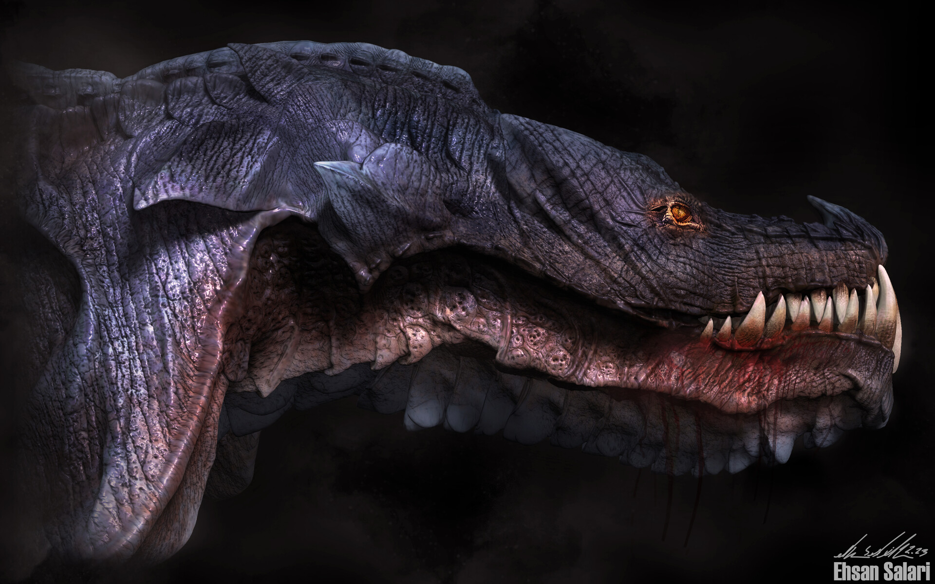 ArtStation - Creature Design-ZBrush Modeling-uv unwrapping blender/uv mapping blender