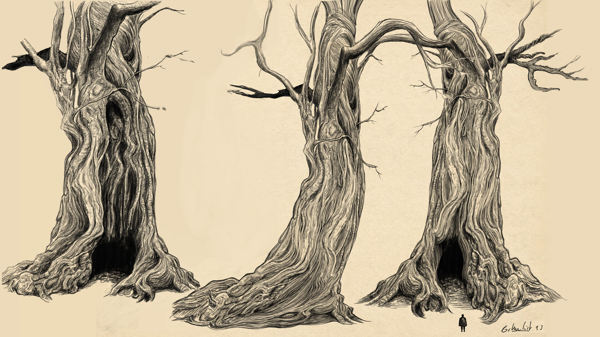 ArtStation - Giant trees